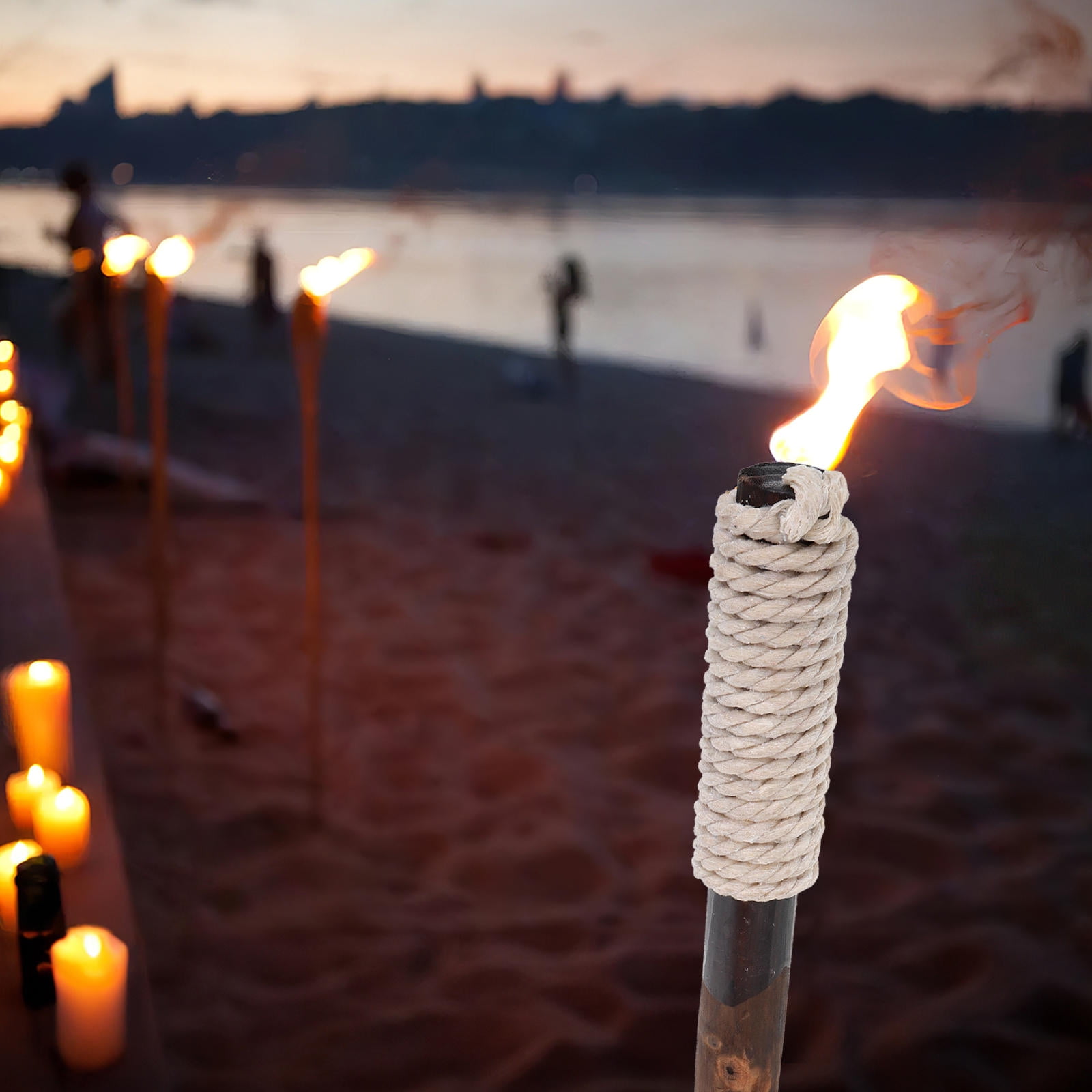 FRCOLOR Fire Eating Stick Costume Stage Performance Fire Eating Torch Dance Prop For Circus Acts ...