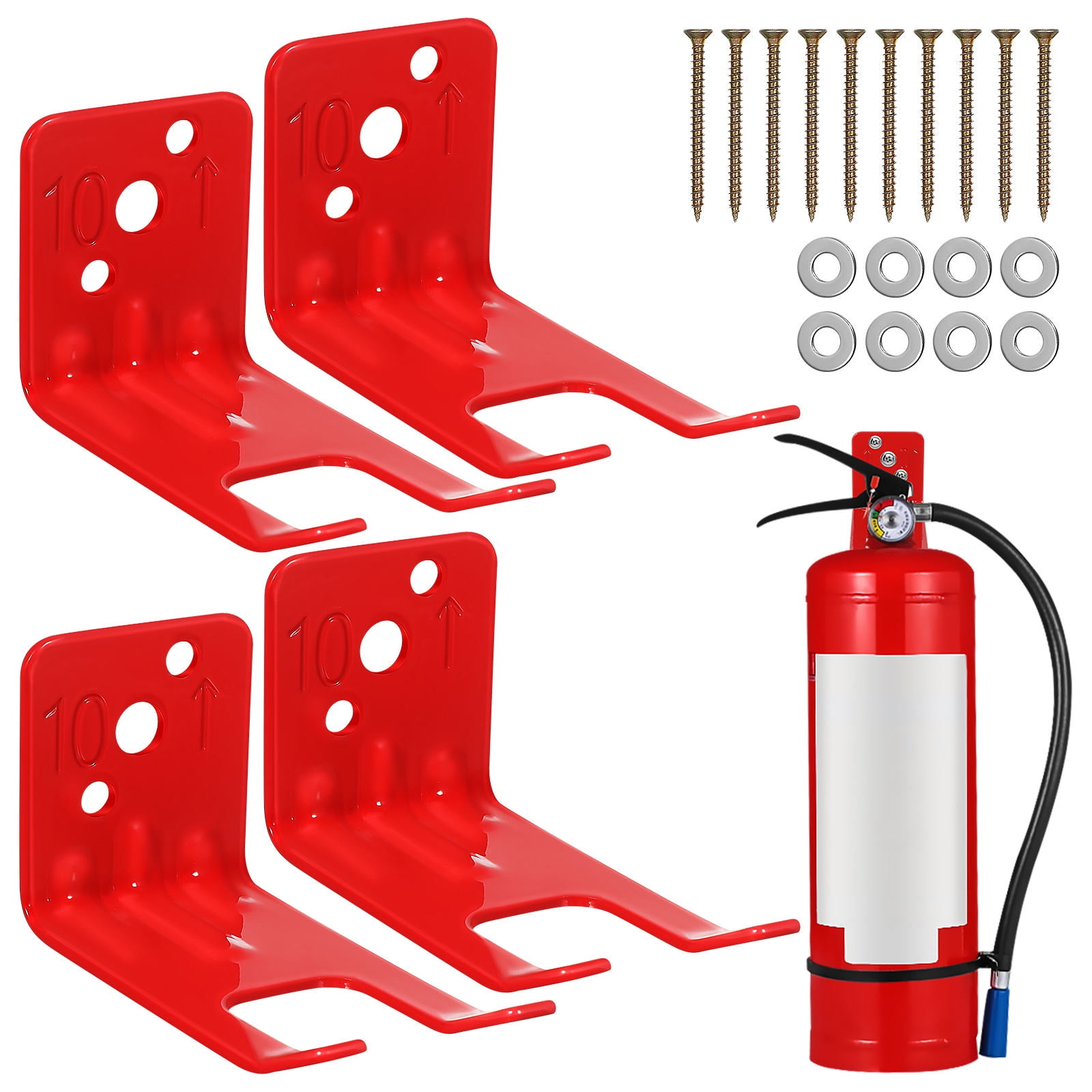 FRCOLOR Fire Extinguisher Bracket Detach Holder Cubicle Plant Stand ...