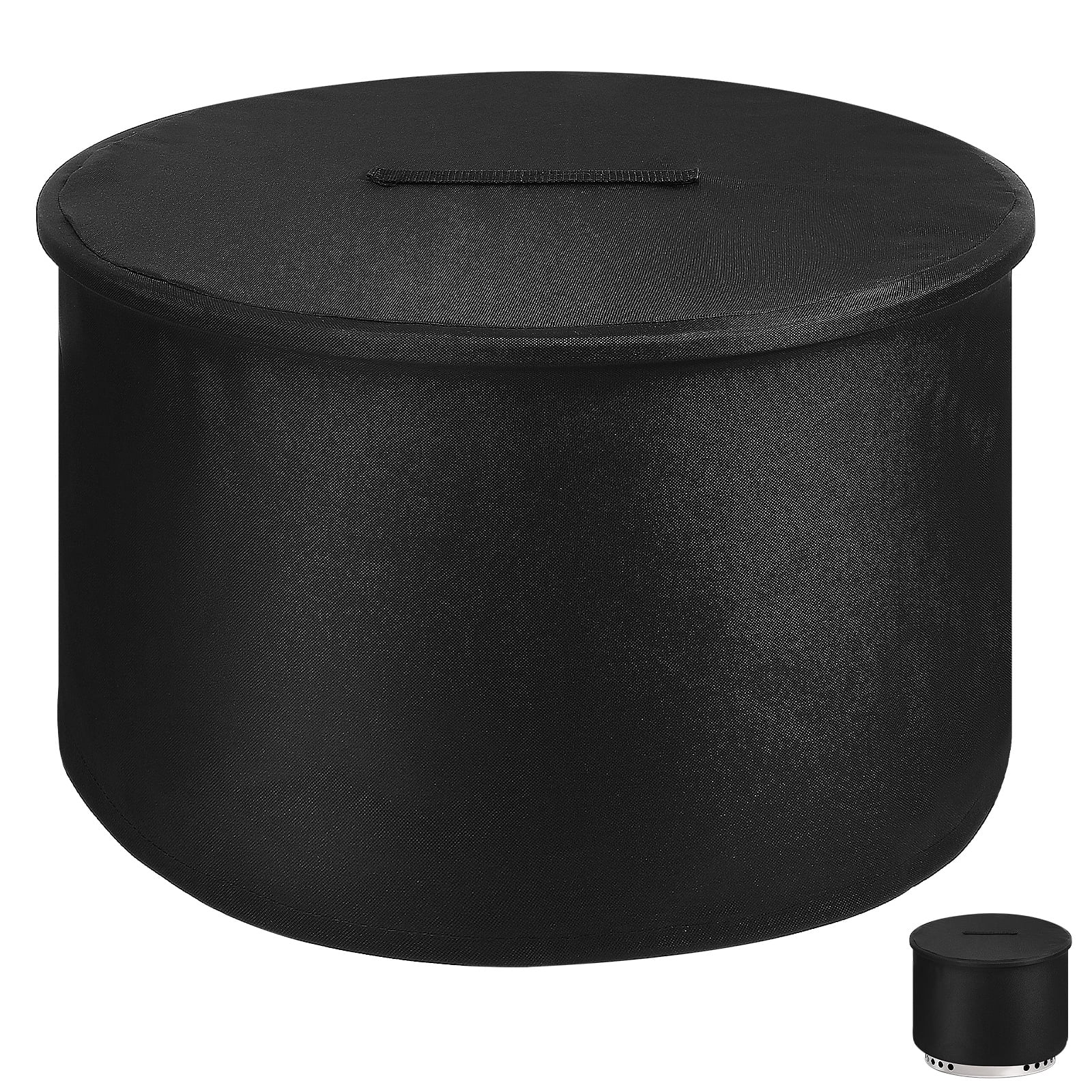 FRCOLOR Fire Pit Cover Round Covers For Outdoor Pits Curtain Sunscreen ...