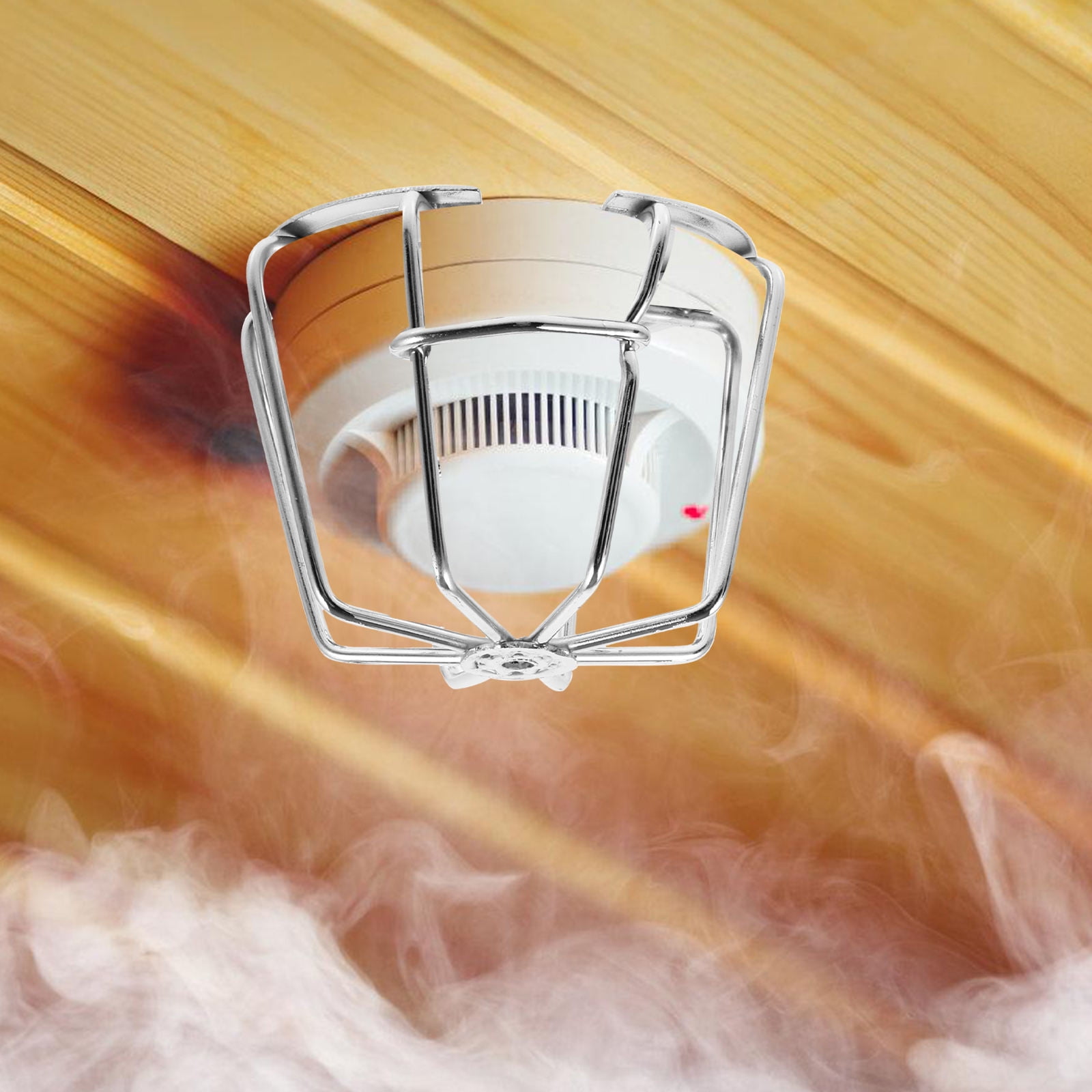 FRCOLOR Fire Sprinkler Cover 1/2 Inch Fire Sprinkler Guard Fire ...