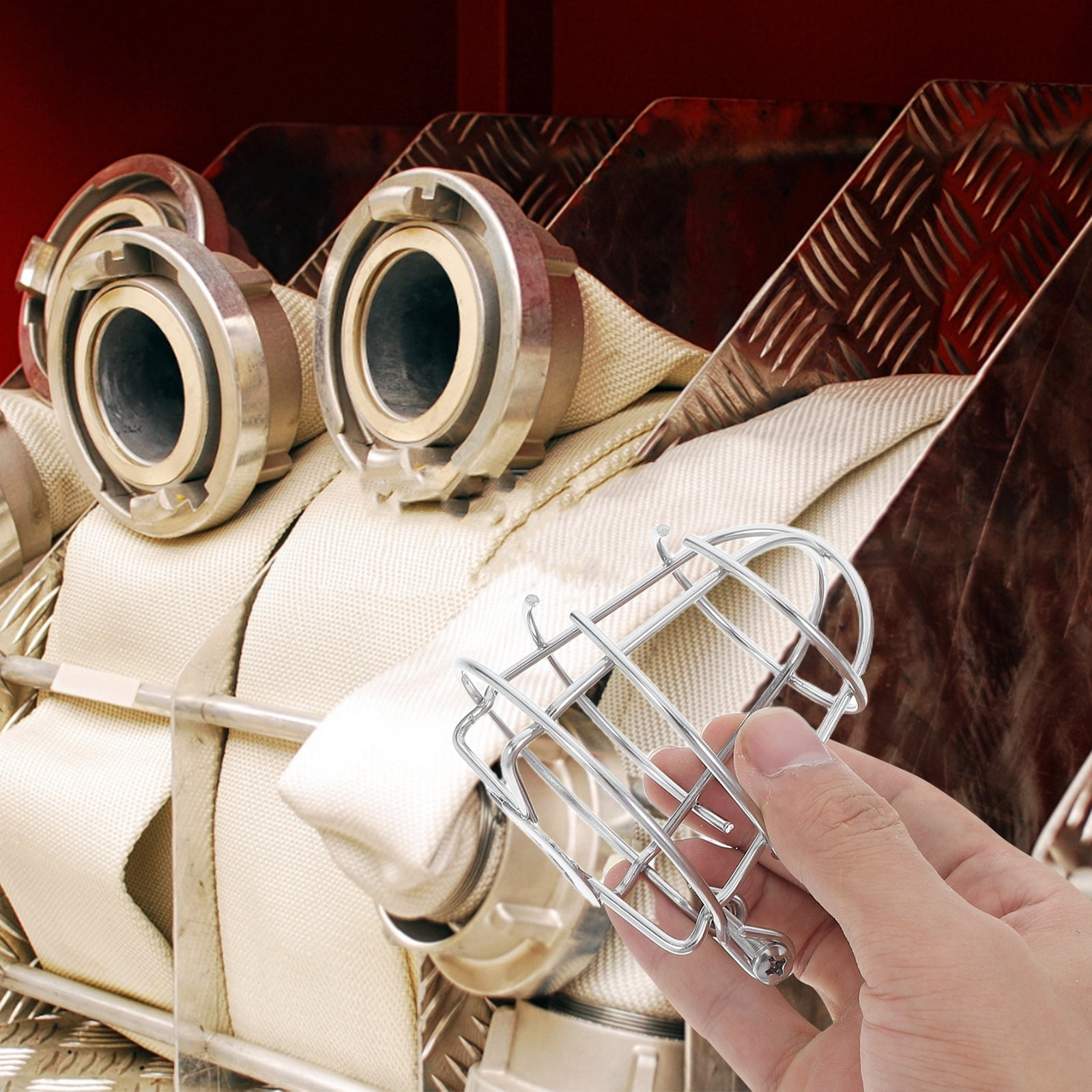 FRCOLOR Fire Sprinkler Head Guard Cover Cage Protector for 1 Set Flush ...