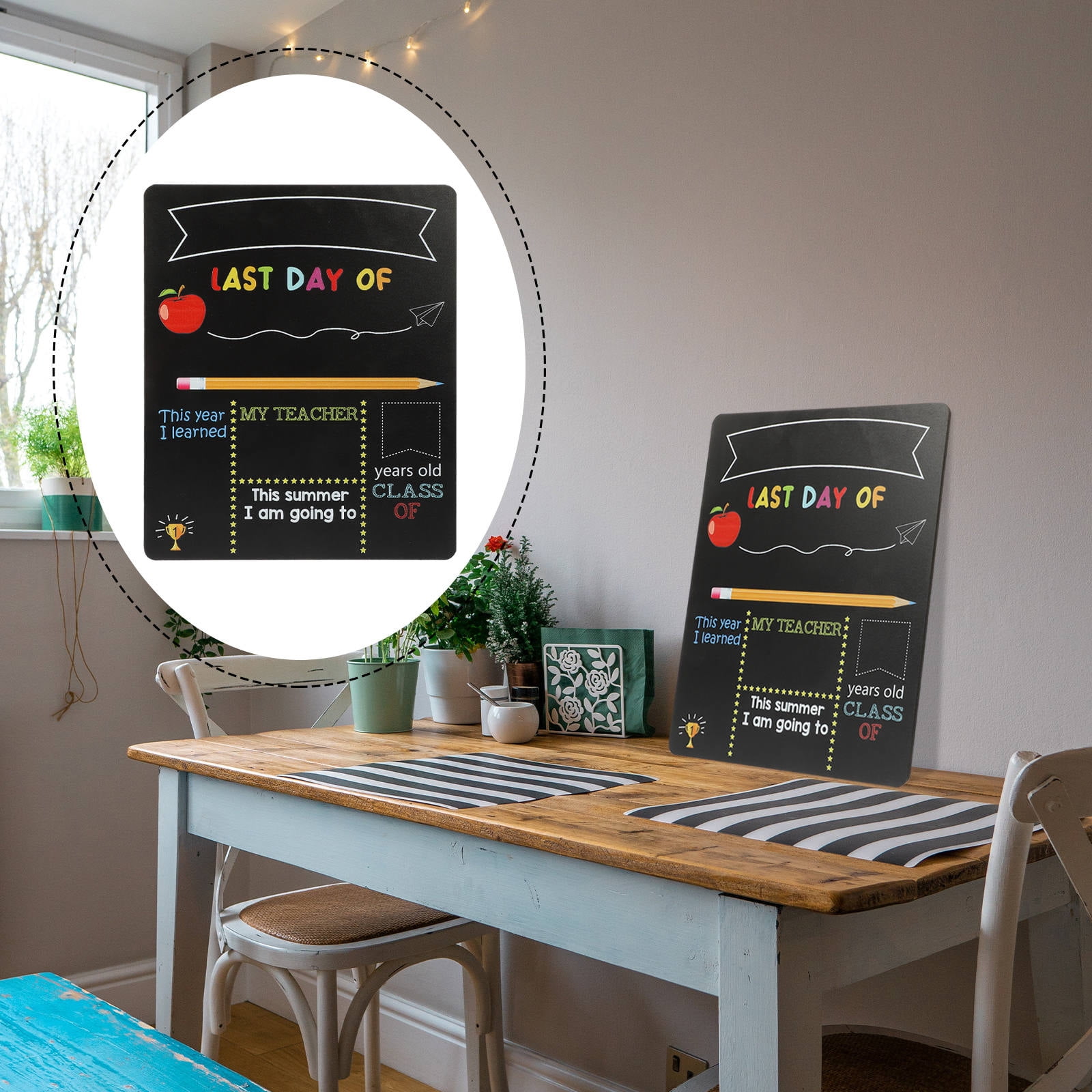 FRCOLOR First Day of School Chalkboard for Students Back to School ...