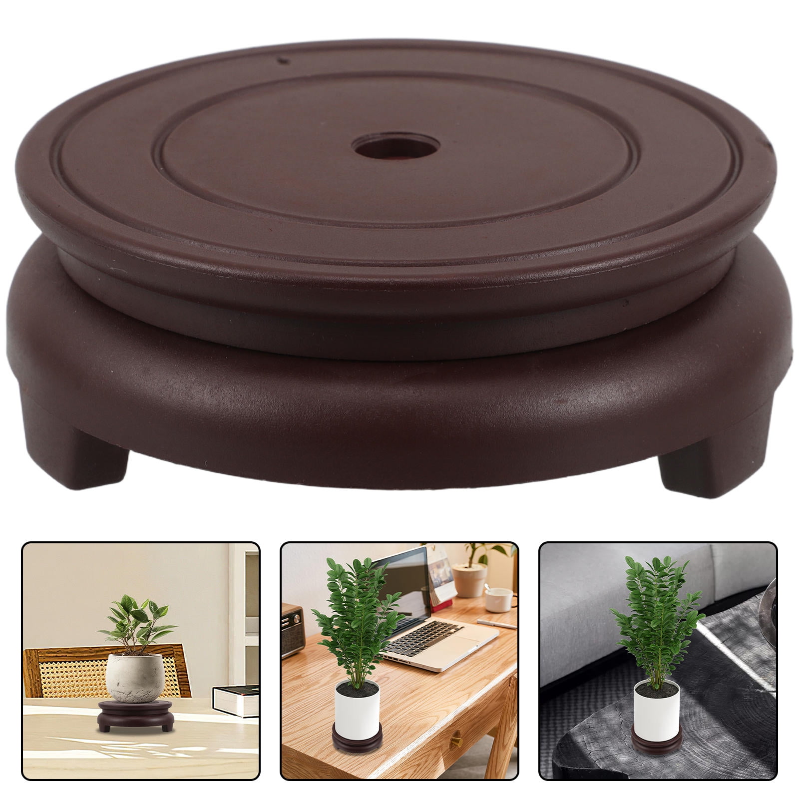 FRCOLOR Fishbowl Display Vase Pot Planter Stand Plant Pot Display Stand ...