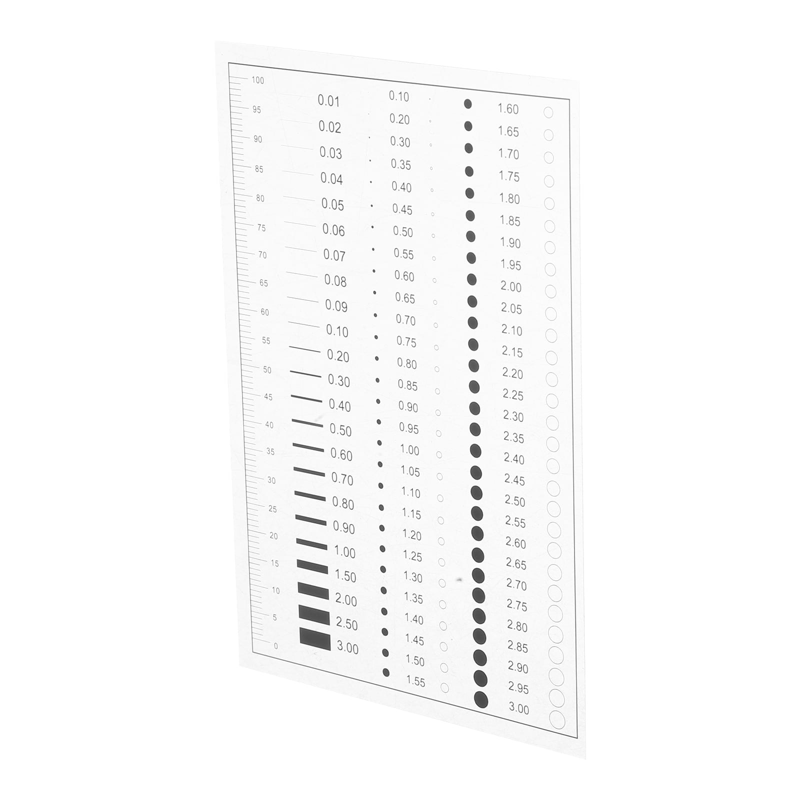 Frcolor Flaw Detection Gauge Estimation Chart Tool High Precision Line Width Defects Measuring