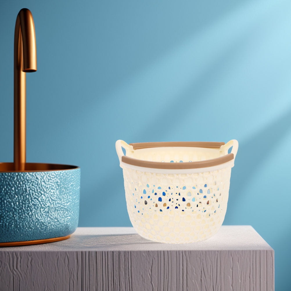 FRCOLOR Flexible Laundry Basket Small Plastic Hamper Cloth Organizer ...