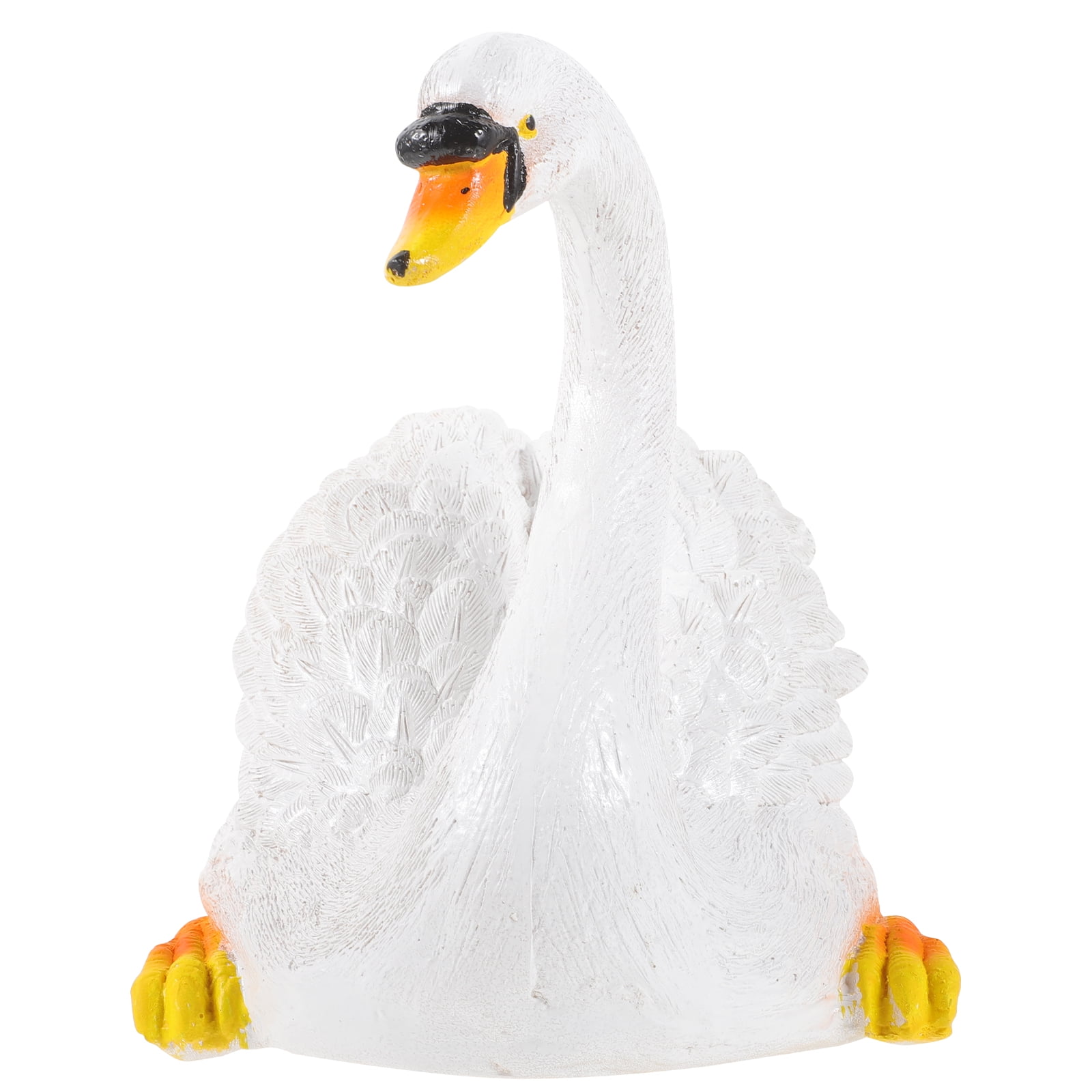 FRCOLOR Floating Swan Statue Swimming Pool Decoration Water Surface ...