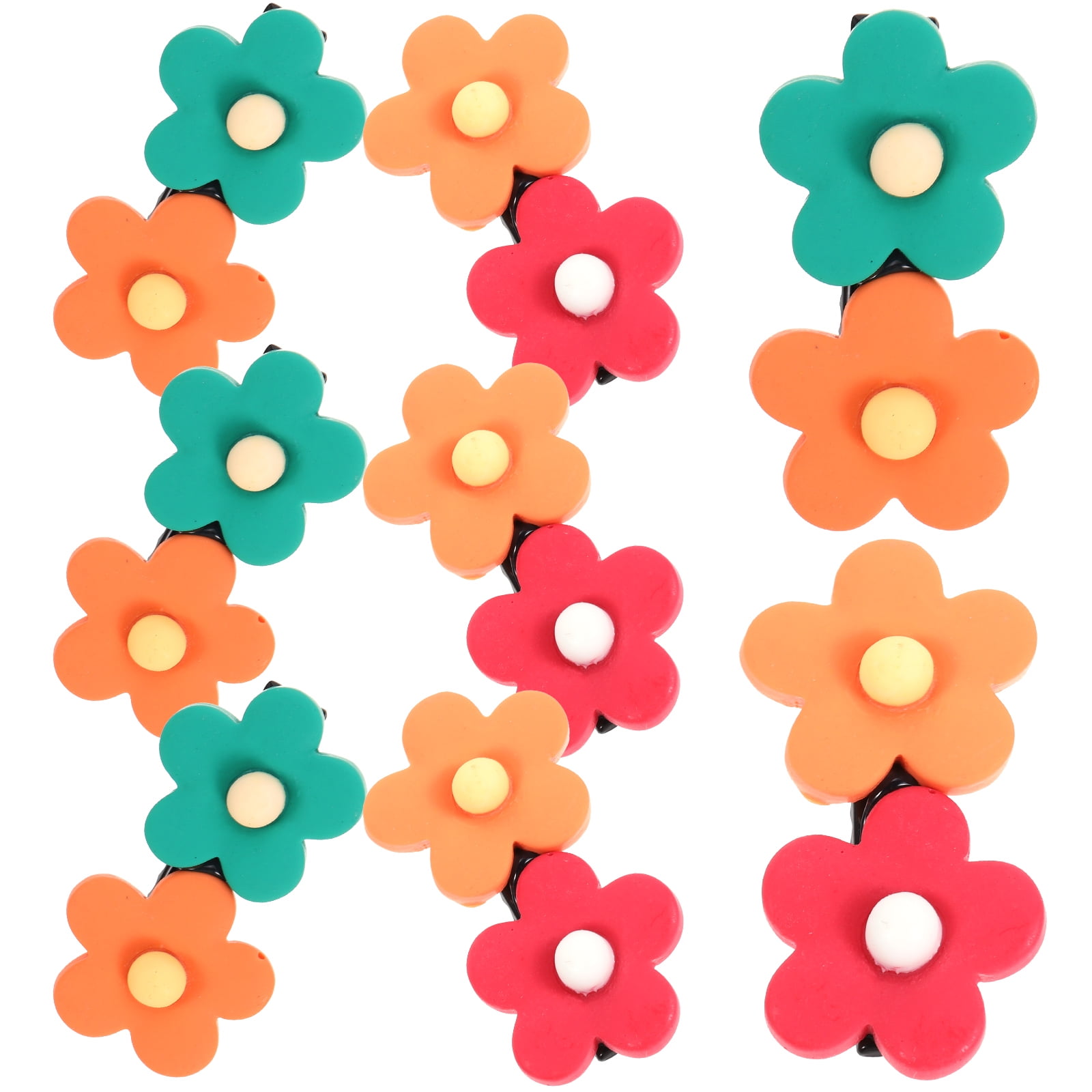 FRCOLOR Flower Hair Clips for Women Assorted Color Small and Exquisite ...