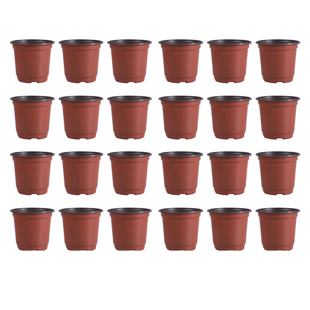 FRCOLOR Flower Pot 30pcs Flower Pot Flexible Nursery Pot Container for ...