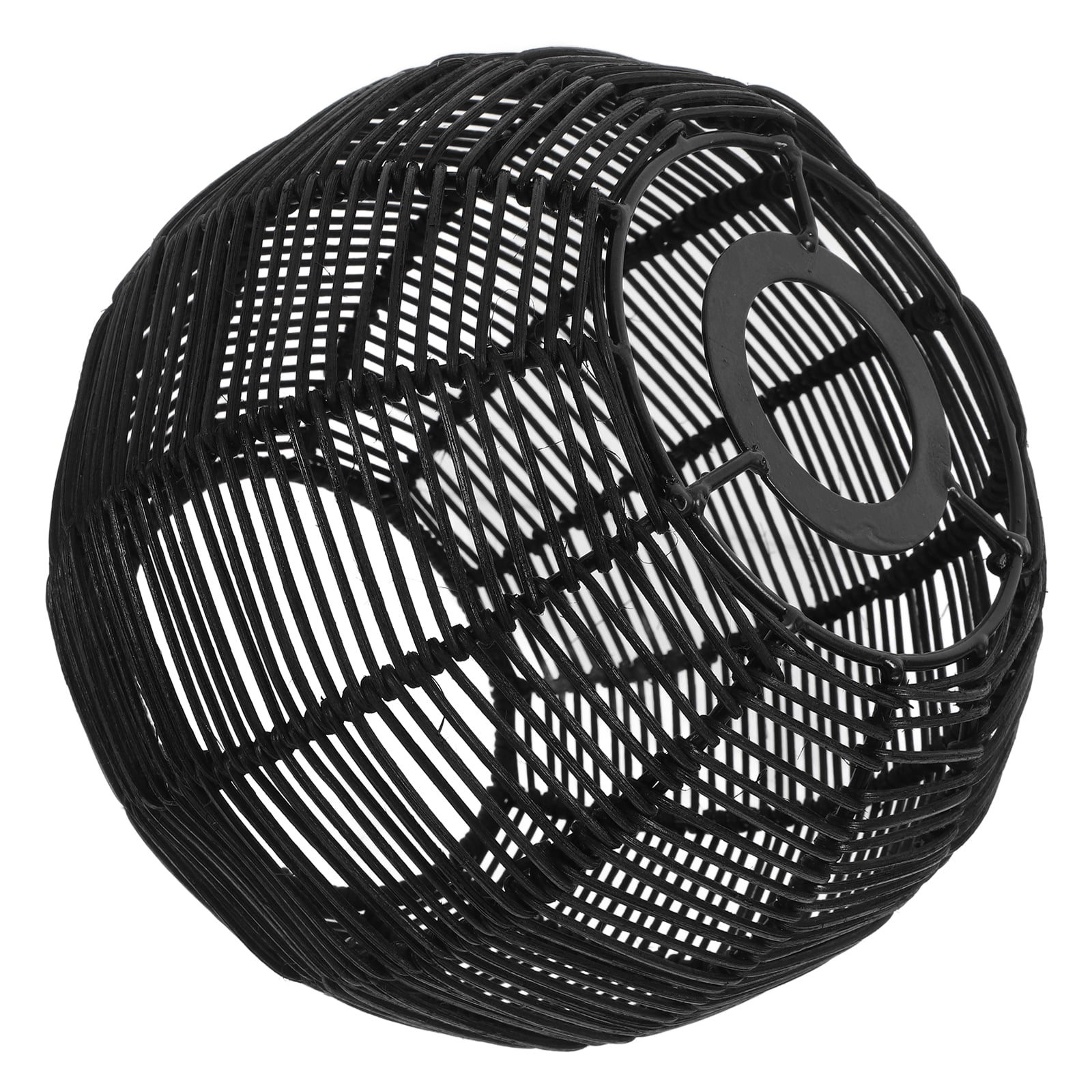 FRCOLOR Fluorescent Lampshade Wicker Light Fixtures Ceiling Hanging ...