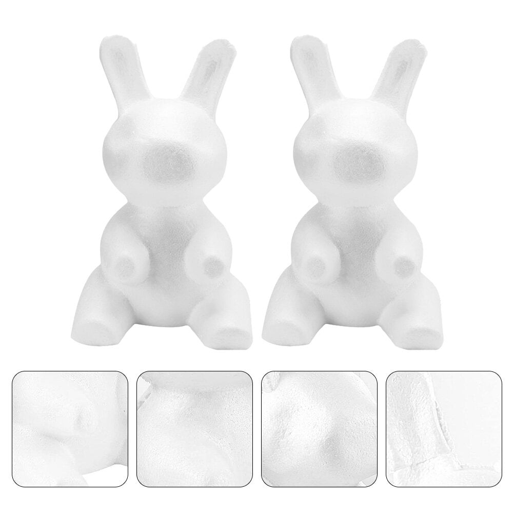 TAILTOSS White Rabbit Shaped Foam Mould For Flower Decorations Artists ...