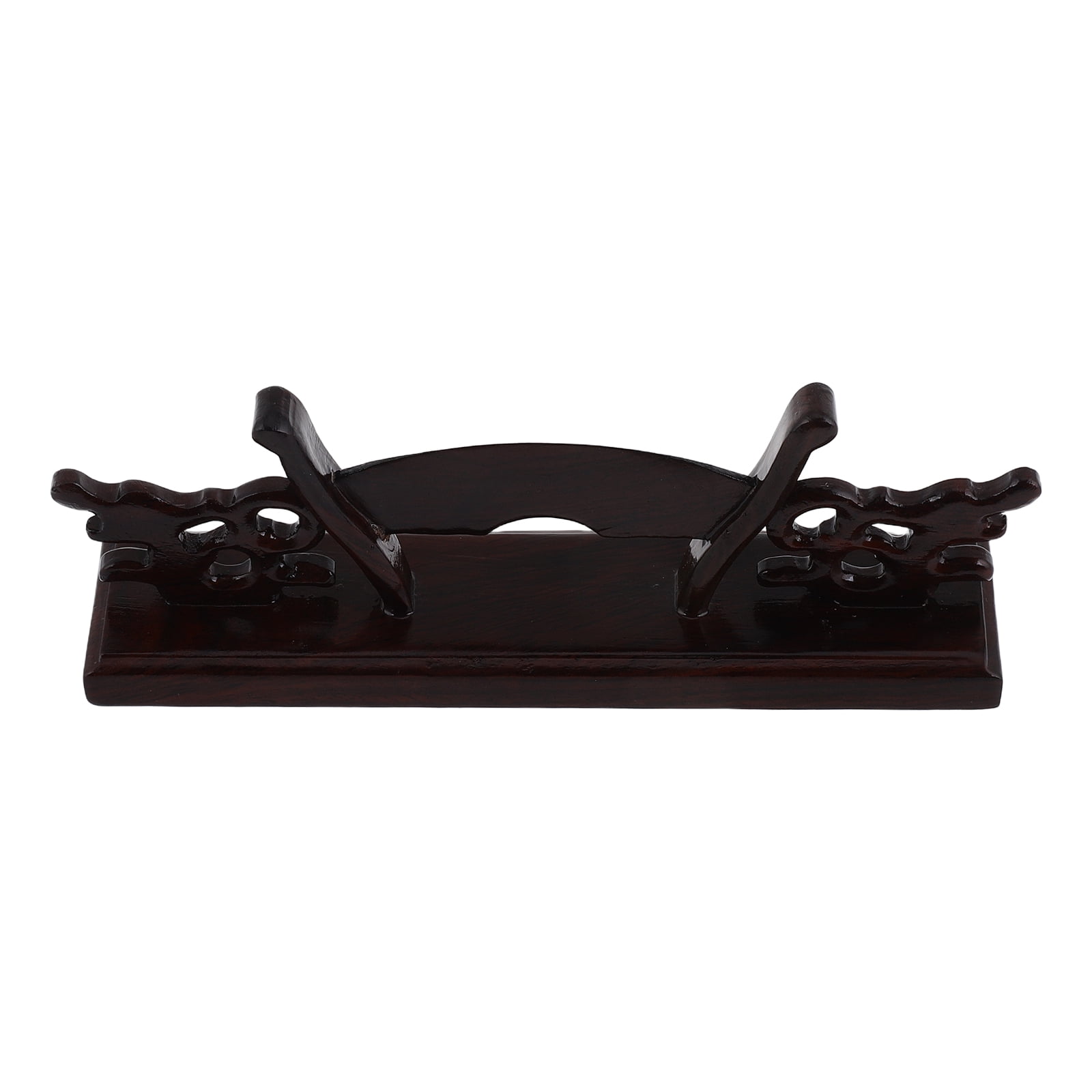 FRCOLOR Folding Fan Stands Wooden Japanese Fan Holder Chinese Folding ...