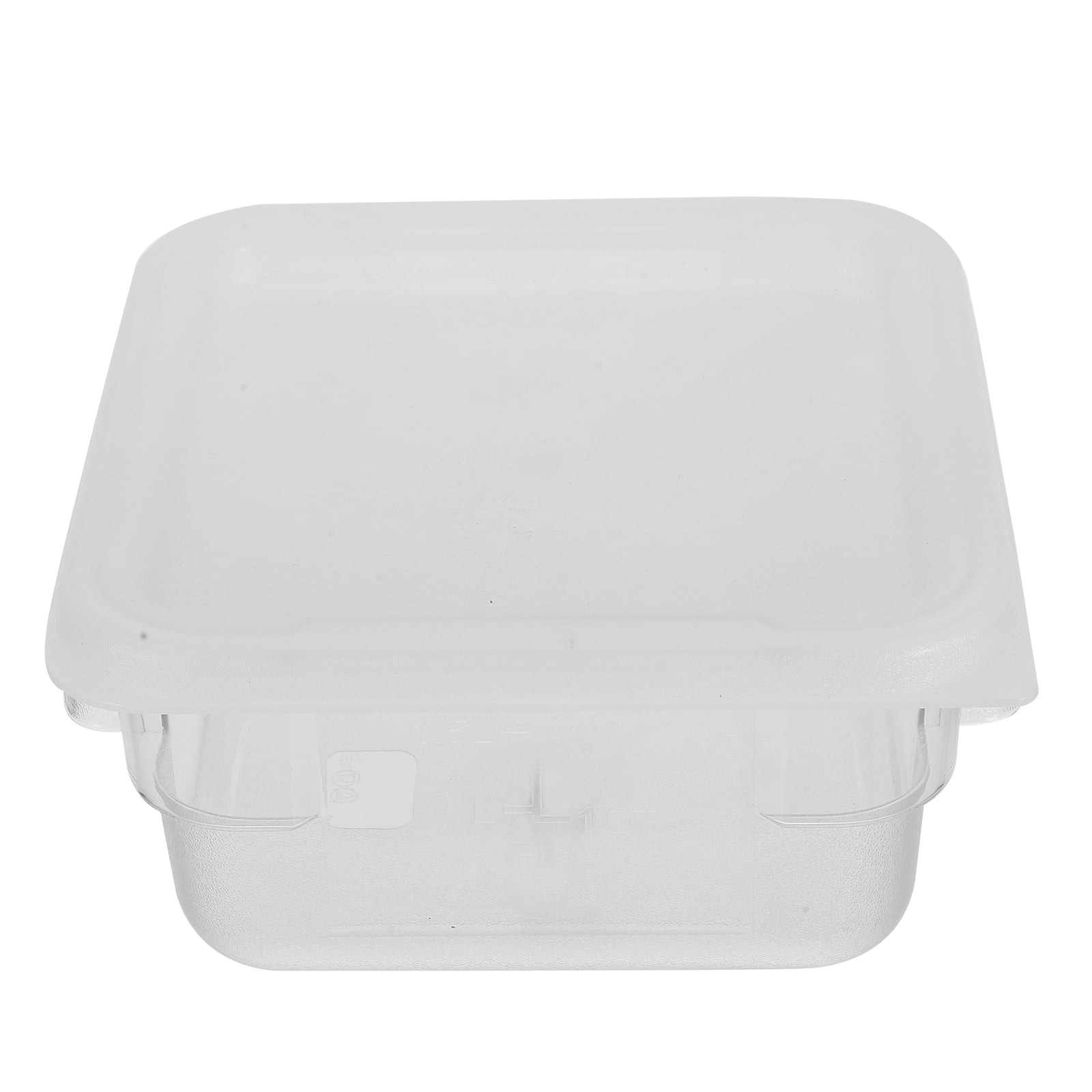 FRCOLOR Food Safe Square Storage Bins With Lids Rectangular Buckets For ...