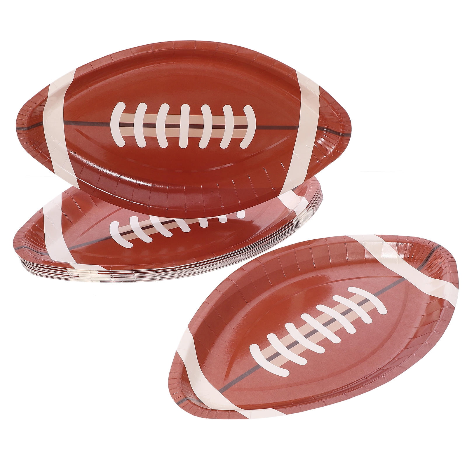 WRISTBIQUE Sports Style Football Serving Dishes Paper Material 20Pcs 11 ...