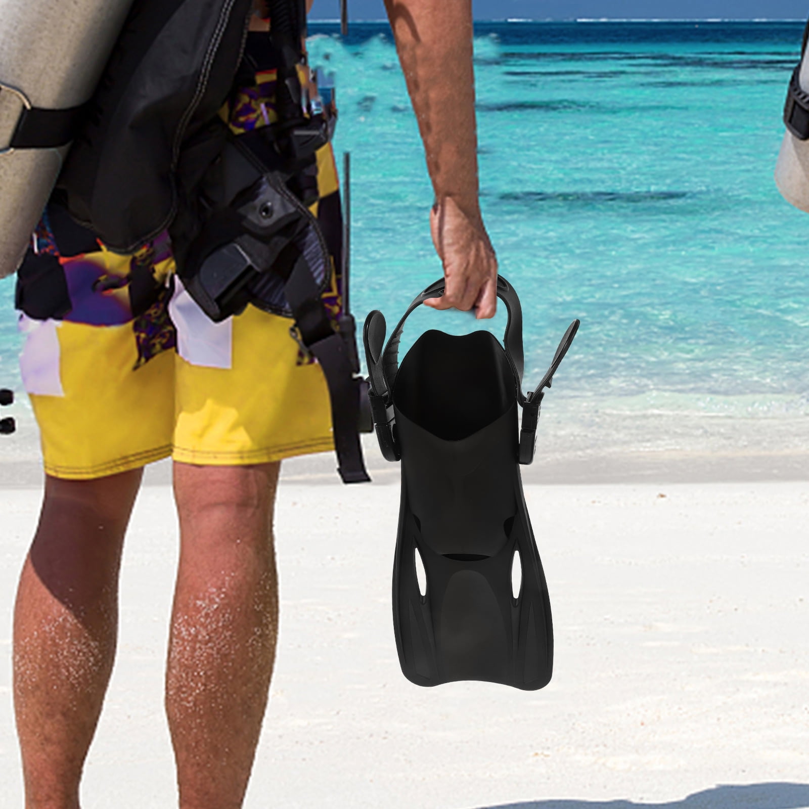 FRCOLOR For Adults Adjustable Short Training Flippers For Men And Women ...