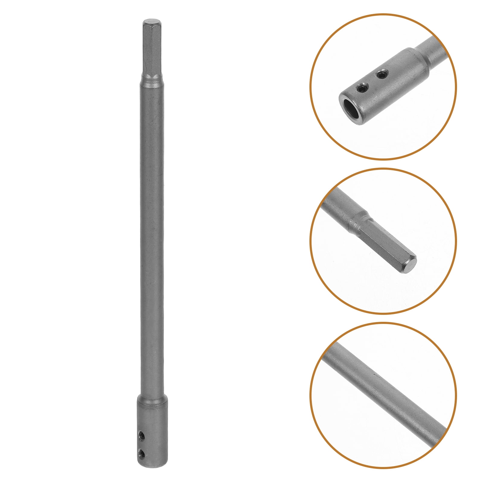 FRCOLOR Forstner Drill Bit Extension 10'' Alloy Steel Shank Extender ...