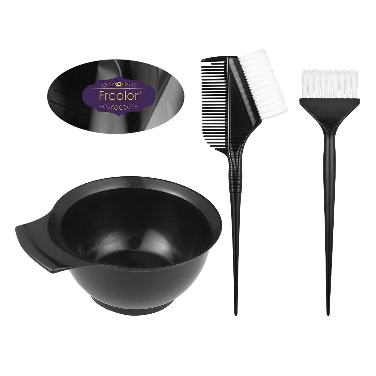 FRCOLOR Frcolor 3pcs Hair Dye Set Colouring Brush Comb Bowl Kit Salon ...