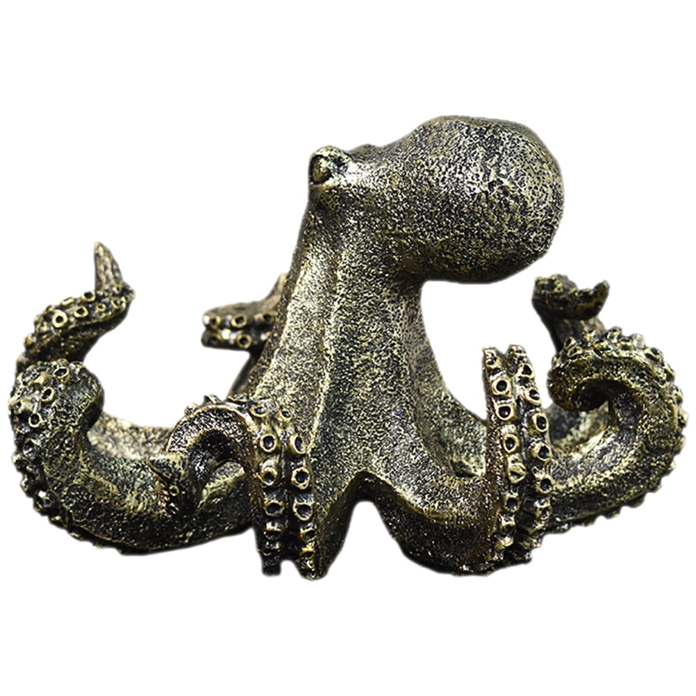 FRCOLOR Frog Statue Garden Resin Crafts Ornaments Octopus Versatile ...