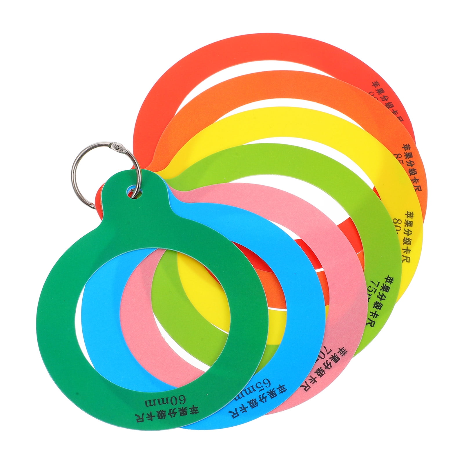 FRCOLOR Fruit Diameter Measuring Circles Fruit Vegetable Size ...