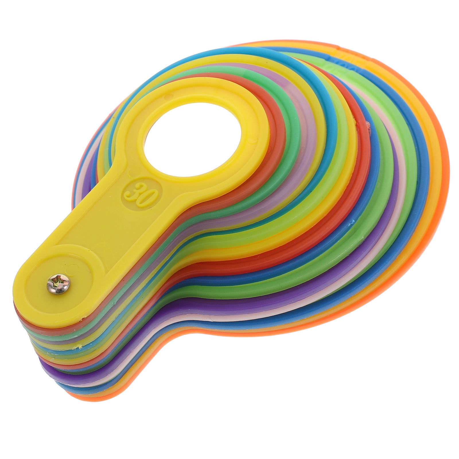 FRCOLOR Fruit Diameter Measuring Tool Plastic Fruit Measuring Circles ...