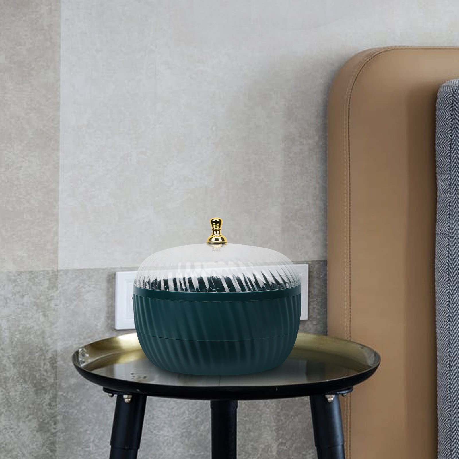 ELAYARD Snacks Storage Box Green PP 1Pcs 9.6X9.6in For Home Use ...