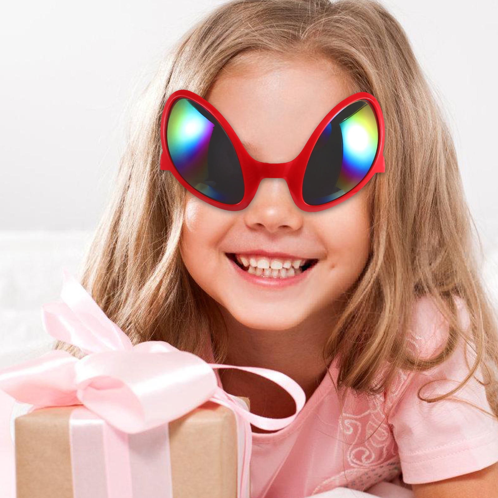 FRCOLOR Funny Alien Eyeglasses Novelty Glasses Alien Party Photo Booth ...