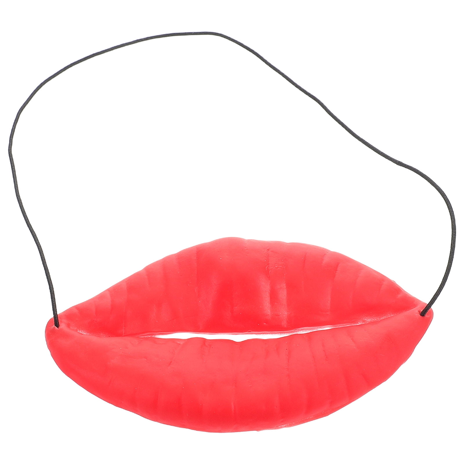 FRCOLOR Funny Red Lip Props For Wedding Day Dress Up Mouth Cosplay Supplies For Party Clown ...