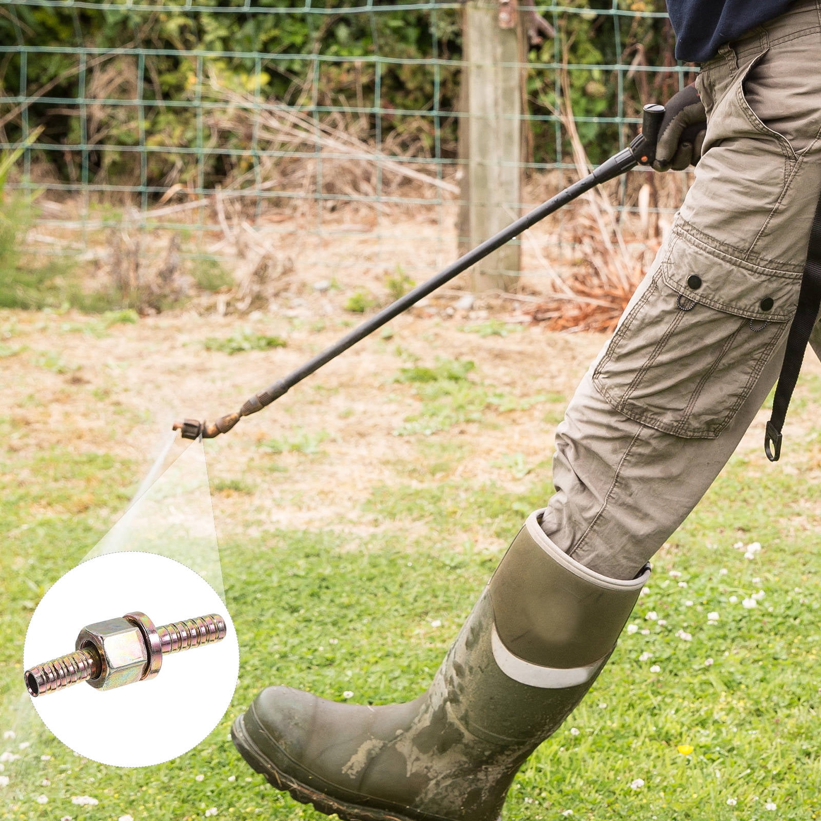 FRCOLOR Garden Hose Quick Connector Water Hose Adapter Connector ...