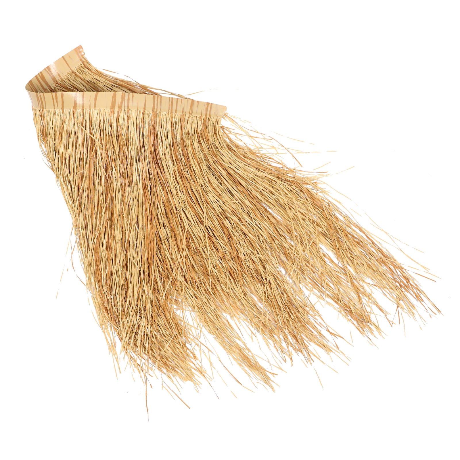 FRCOLOR Garden Umbrella Grass Straw Roof Thatch Fake Decoration Khaki ...