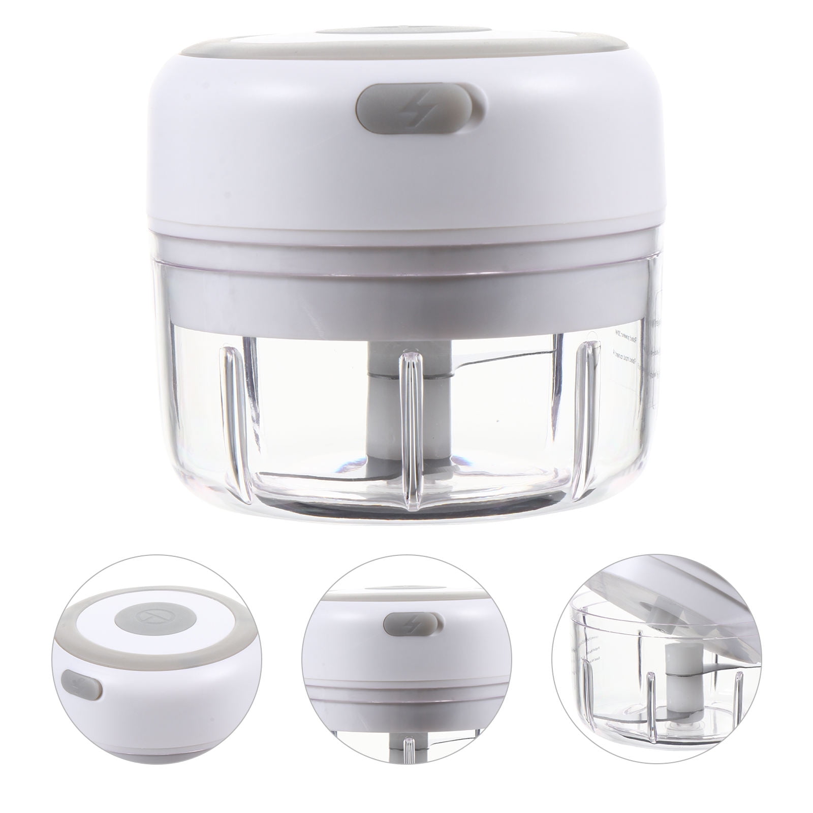 FRCOLOR Garlic Machine Ginger Chopper Vegetable Chopper Travel .7X8.7X7 ...