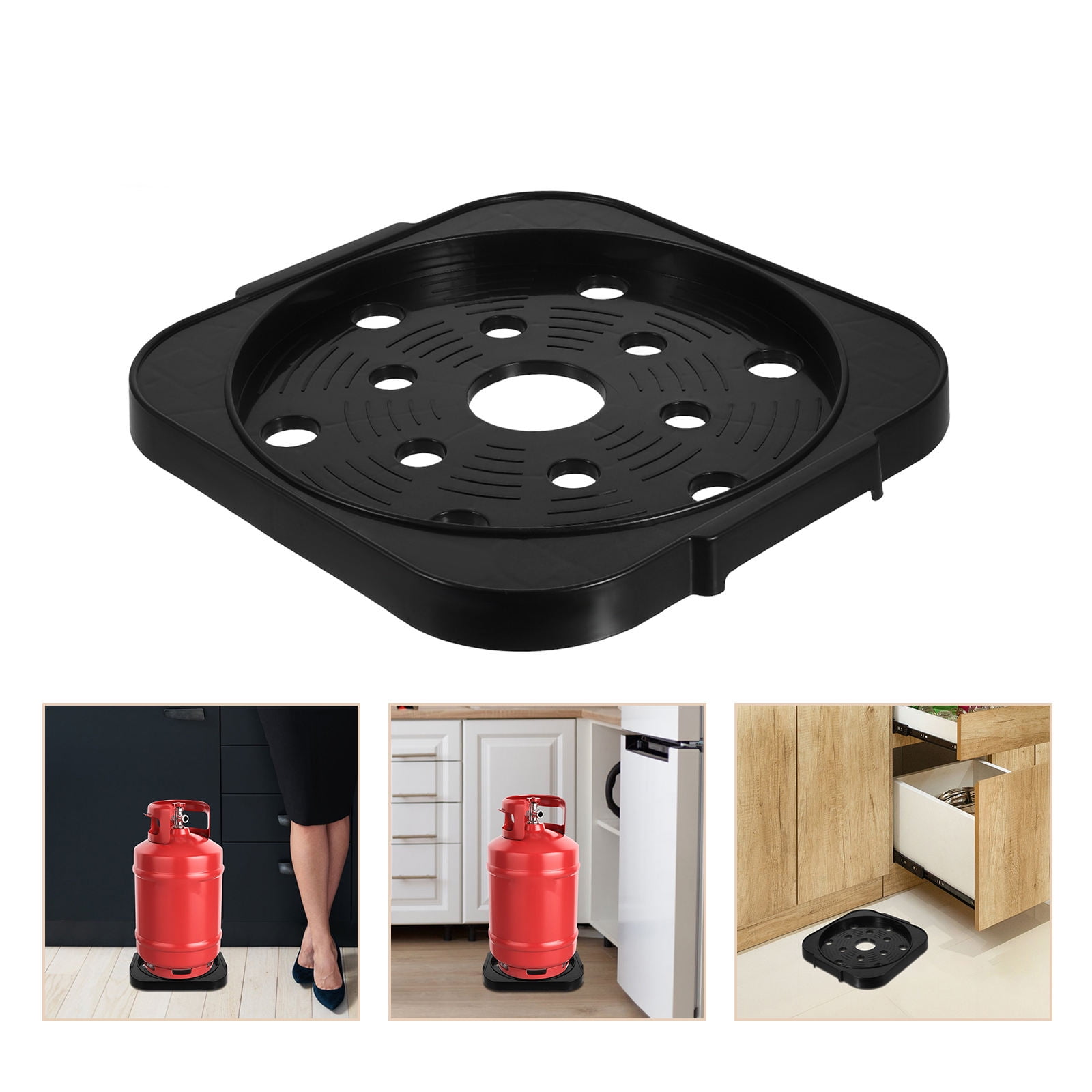 FRCOLOR Gas Tank Tray Propane Cylinder Base Holder Practical Gas Tank ...