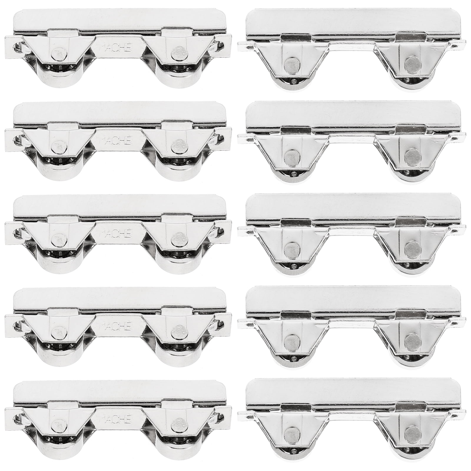 FRCOLOR Glass Door Roller 10pcs Push- Window Pulley Stainless Steel ...