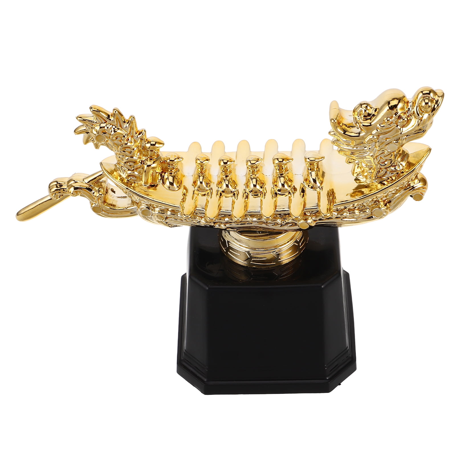 FRCOLOR Gold Trophy Cup Plastic Dragon Boat Award Trophy Winner Trophy ...