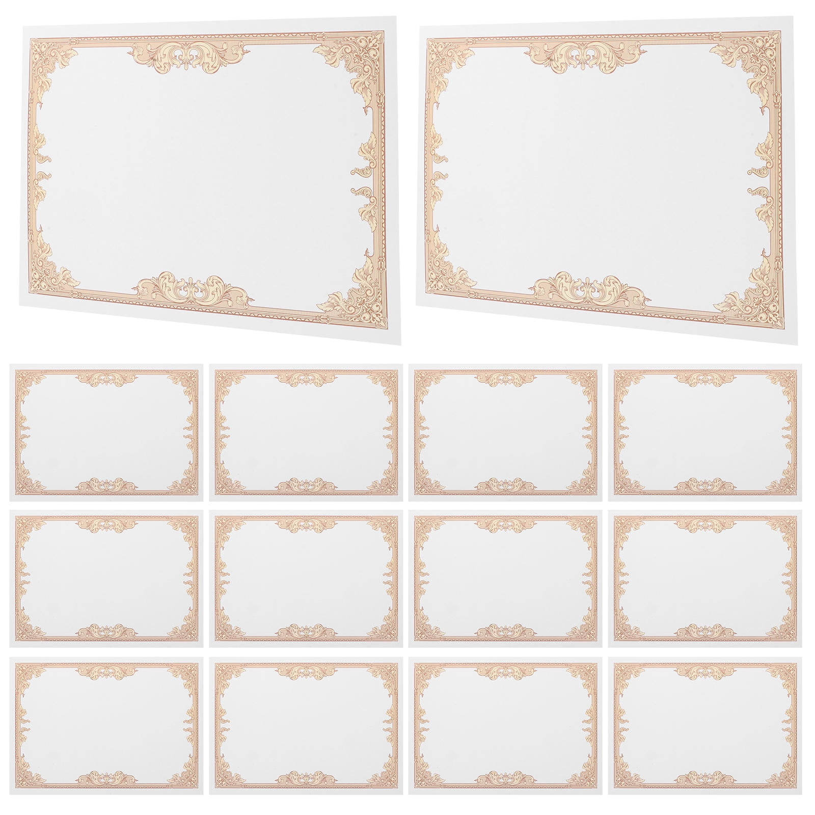 FRCOLOR Golden Certificate Paper for Printing with Smooth Writing ...
