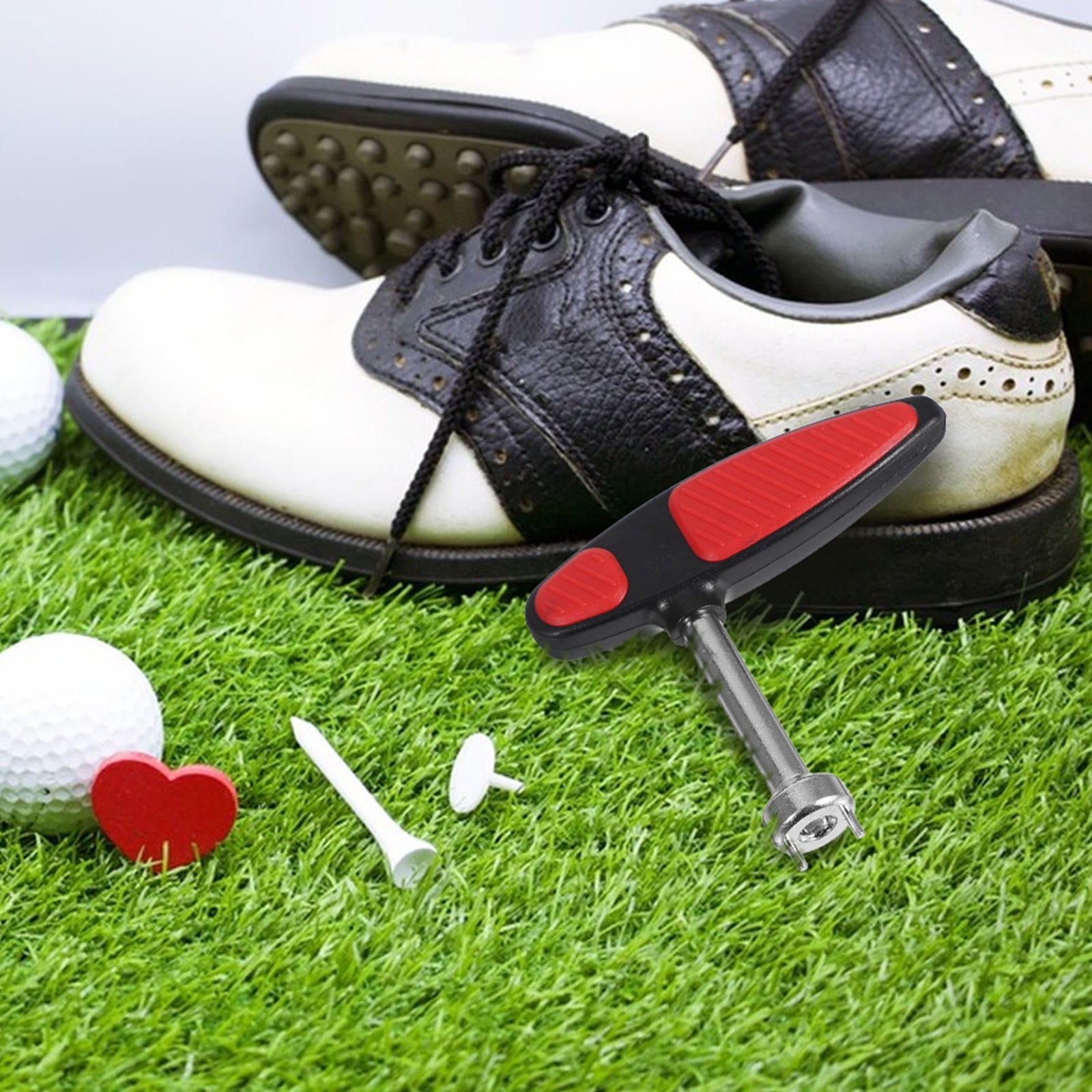 FRCOLOR Golf Shoe Spikes Wrench Stainless Steel Multifunction Golf ...