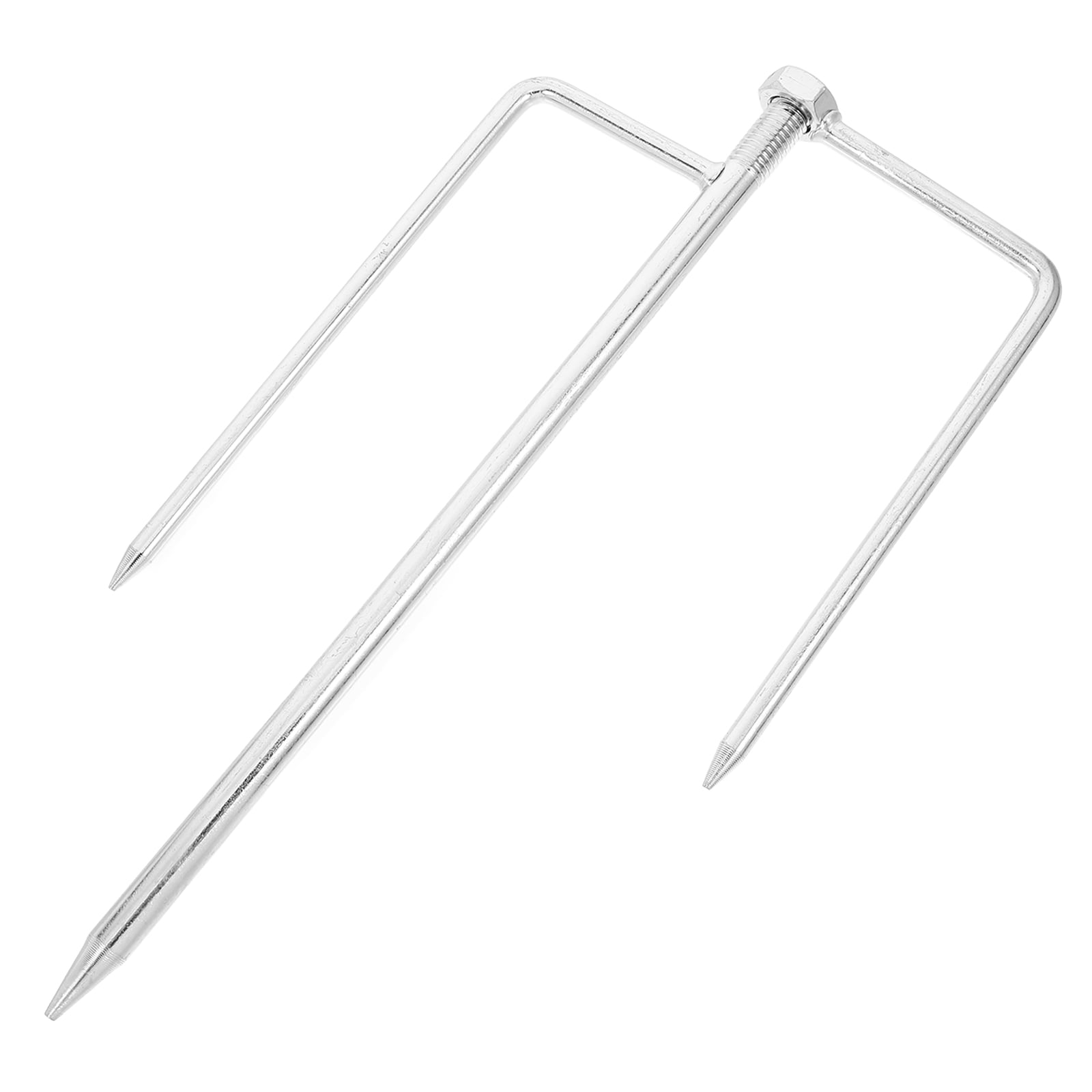 FRCOLOR Grass Umbrella Ground Anchor Lawn Holder with Stand Sand Travel ...