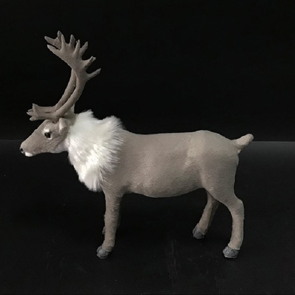 FRCOLOR 1pc Simulation Reindeer Model Children's Deer Toys Christmas ...