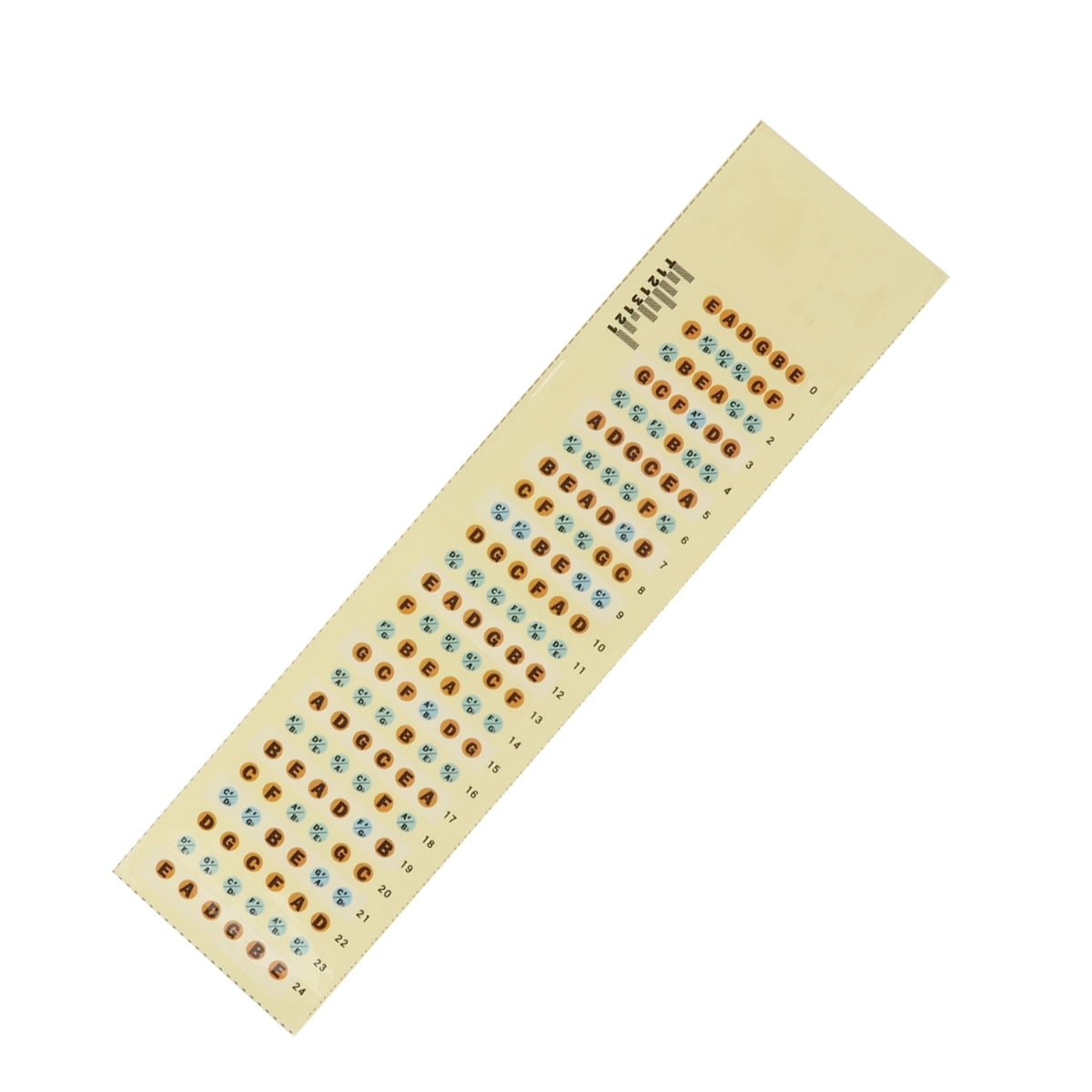 FRCOLOR Guitar Fretboard Scale Stickers for Beginners Fingerboard Note ...
