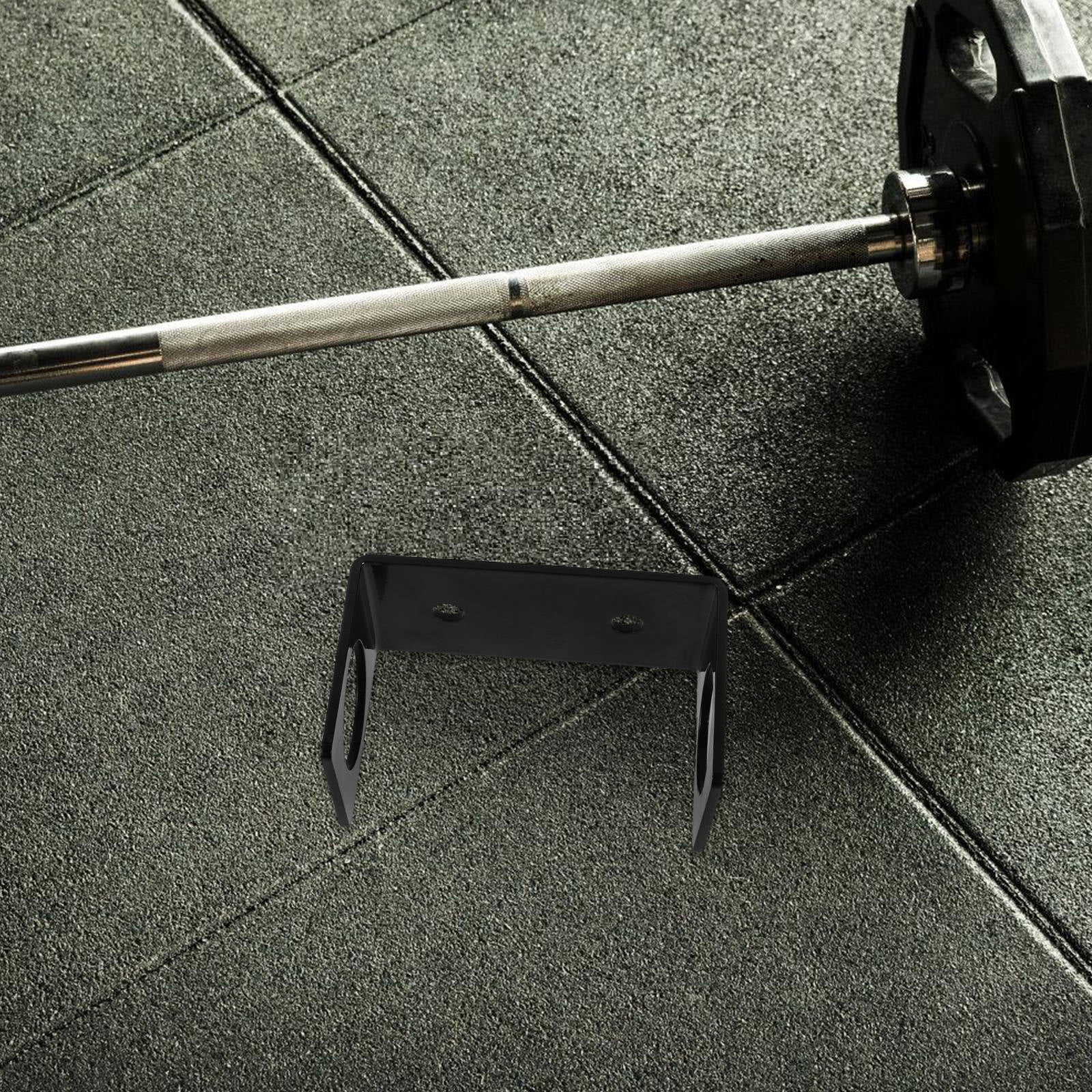 FRCOLOR Gym Barbell Holder Wall Mount Weight Bar Rack Heavy Duty ...