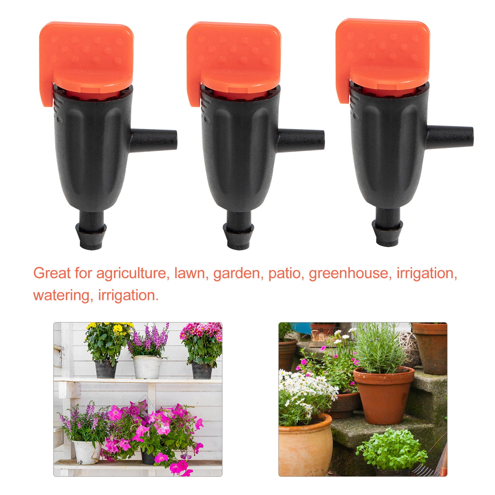 FRCOLOR Hemoton 30pcs Adjustable Drippers Sprinklers Emitters for Drip ...