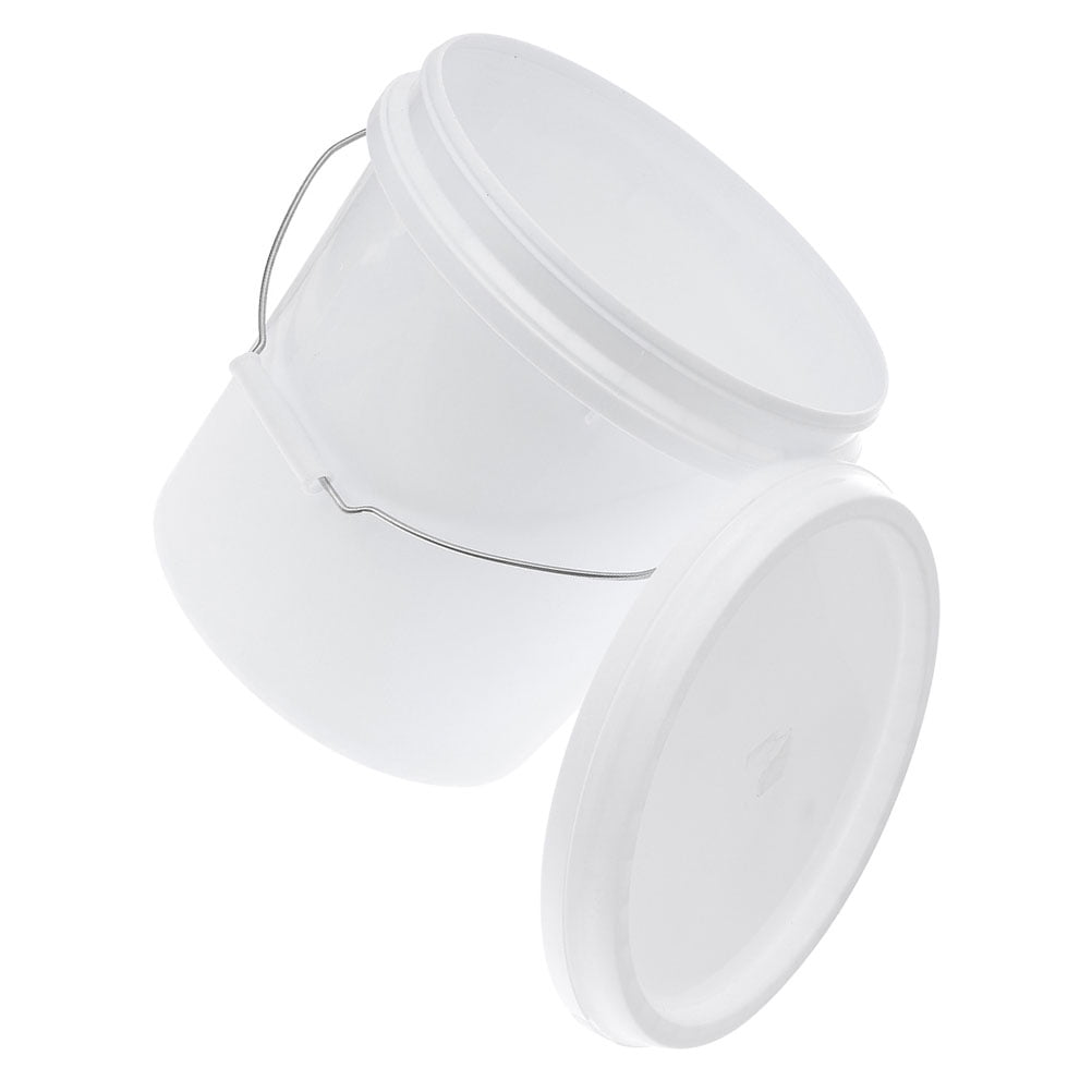 FRCOLOR HOMEMAXS 5L Plastic Bucket with Lid and Handle Heavy Duty Pail ...