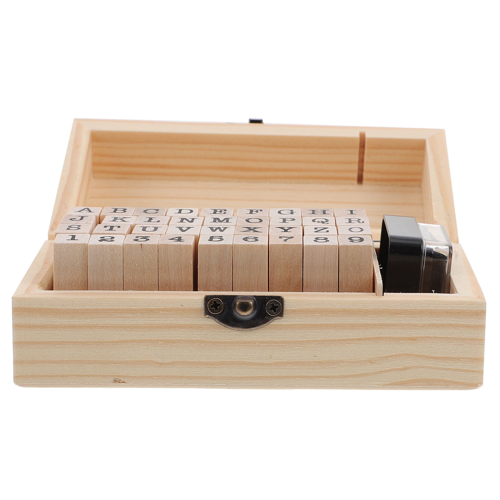 FRCOLOR Hand Stamp Paper Clay Stamps Letters Alphabet for Kids Child ...