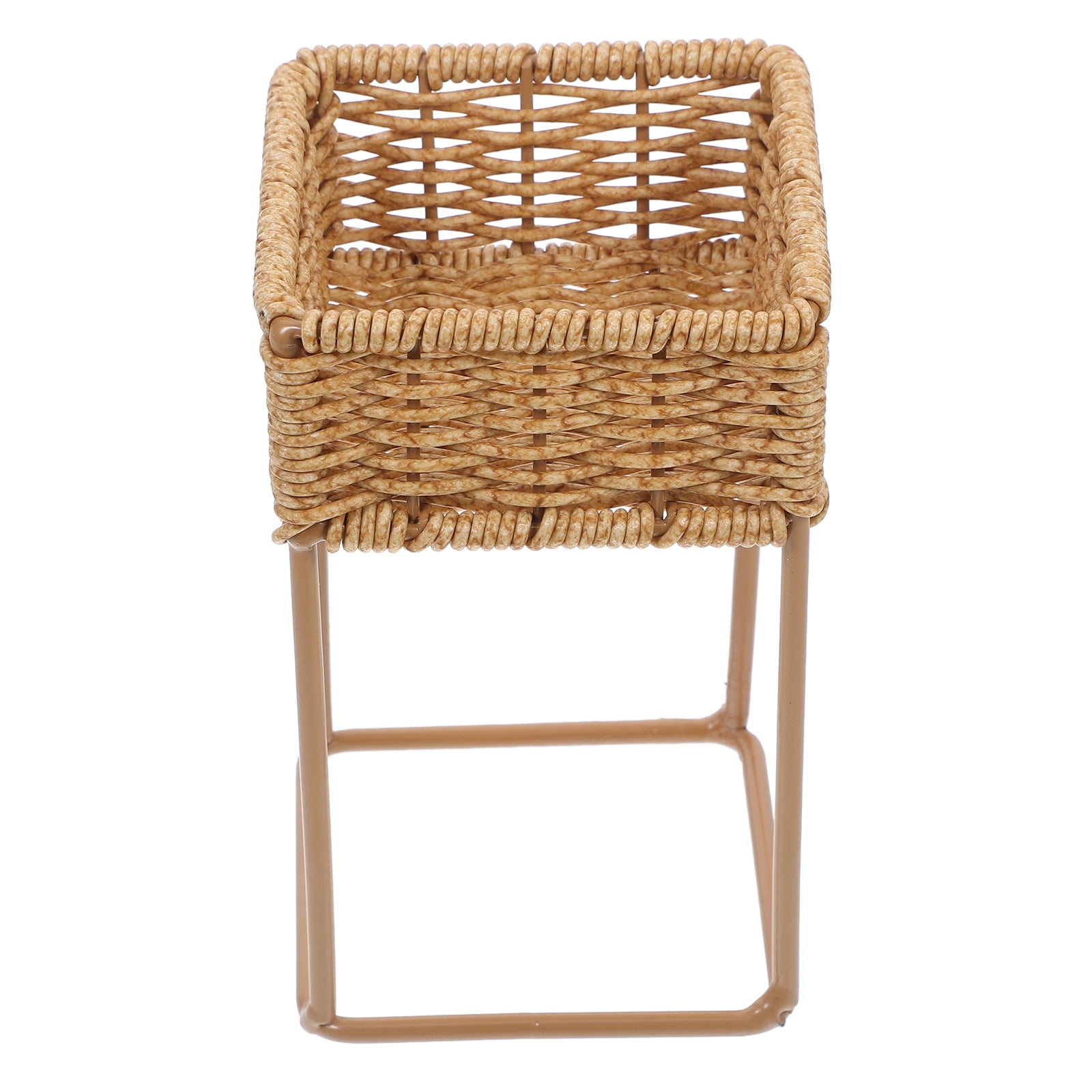 FRCOLOR Wicker Planter Basket Flowerpot Wicker Planter Imitation Rattan ...