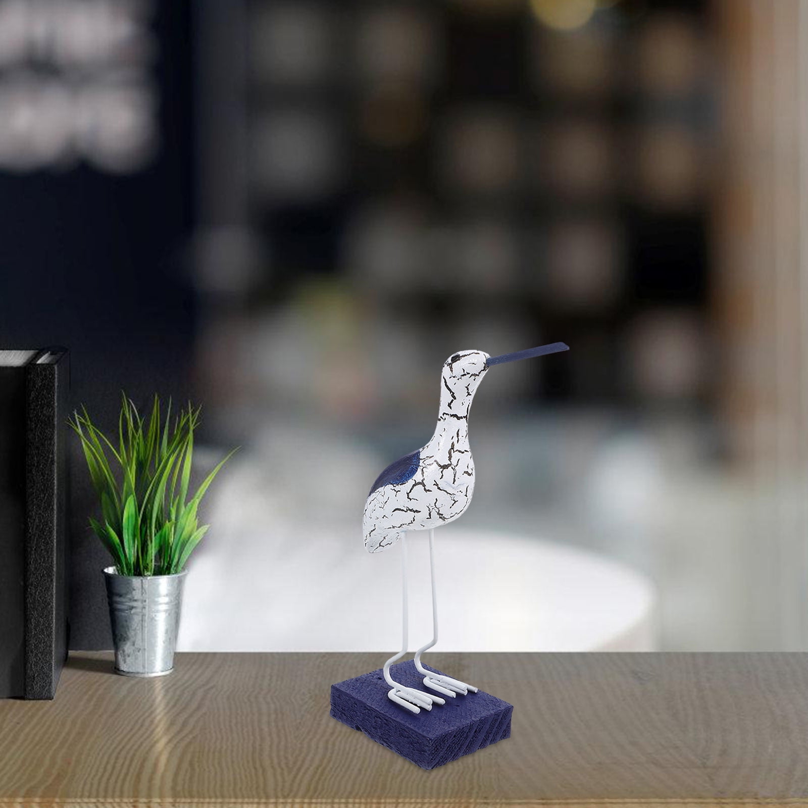 FRCOLOR Handmade Sea Bird Figurine Statue Beach Coastal Home Decor ...