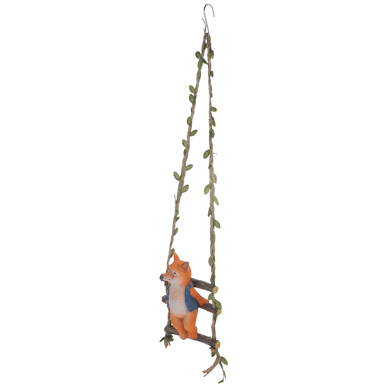 FRCOLOR Hanging Cute Fox Statue Outdoor Resin Sculpture for Garden ...