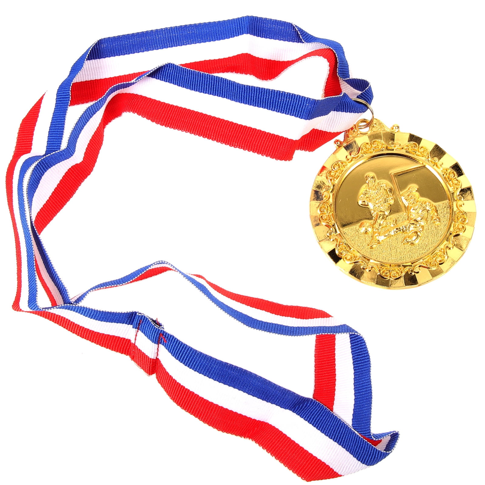 TAILTOSS Football Medal Golden Zinc Alloy 1Set 18.5x2.6in - Walmart.com