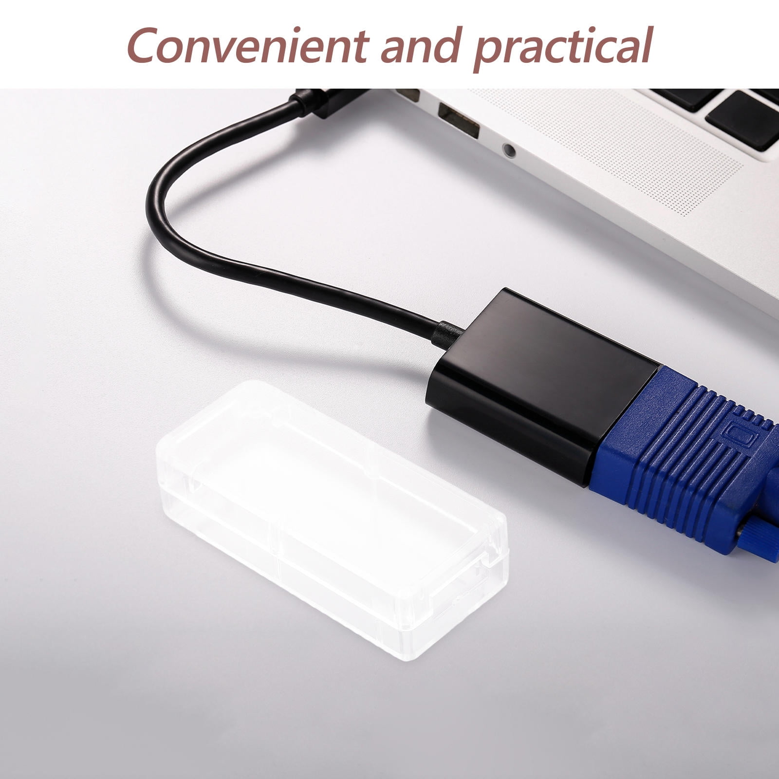 FRCOLOR Hard Drive Power Supply Case External Hdd Plastic Transparent ...