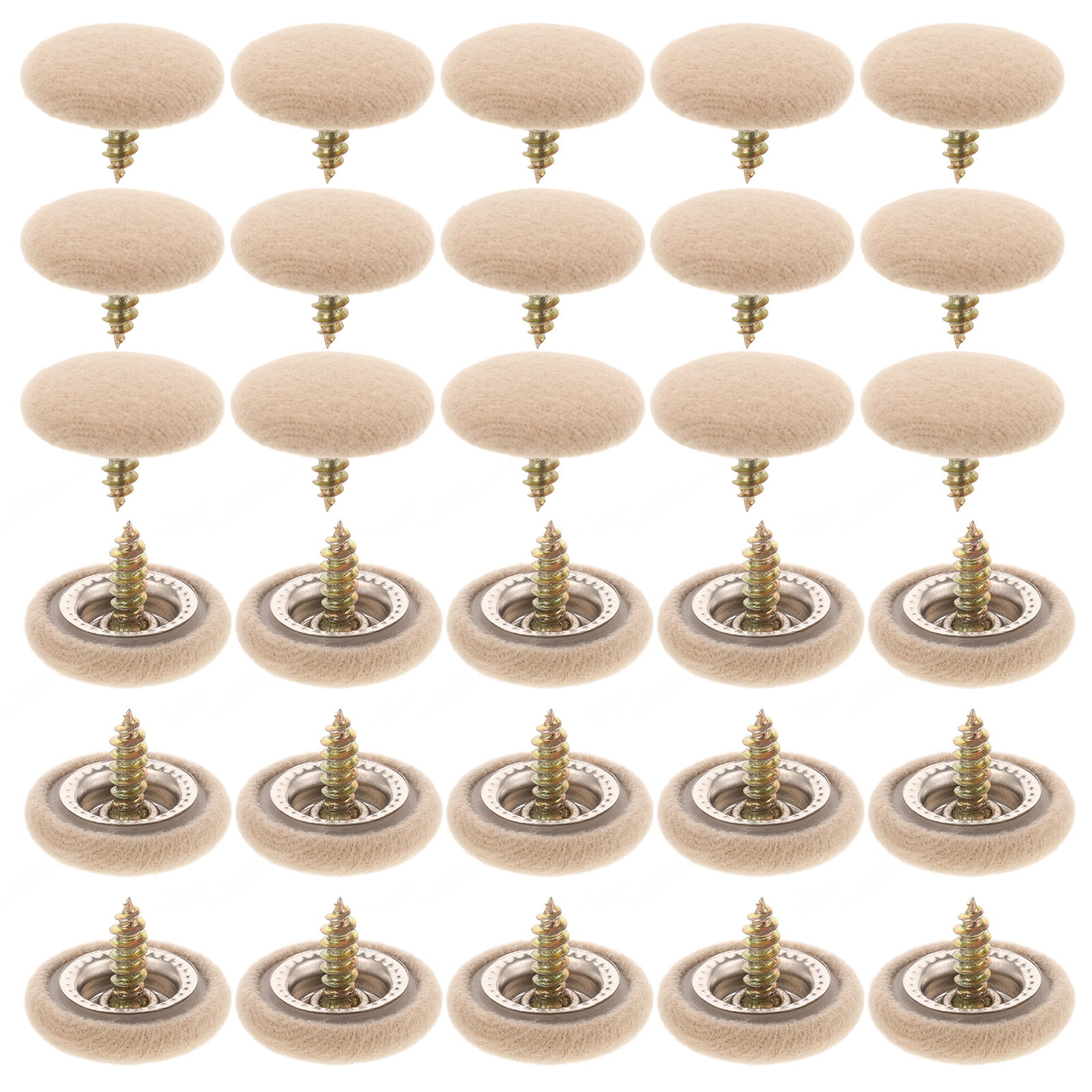 FRCOLOR Headliner Button Kit for Car Interior Roof Repair Rivets Beige ...
