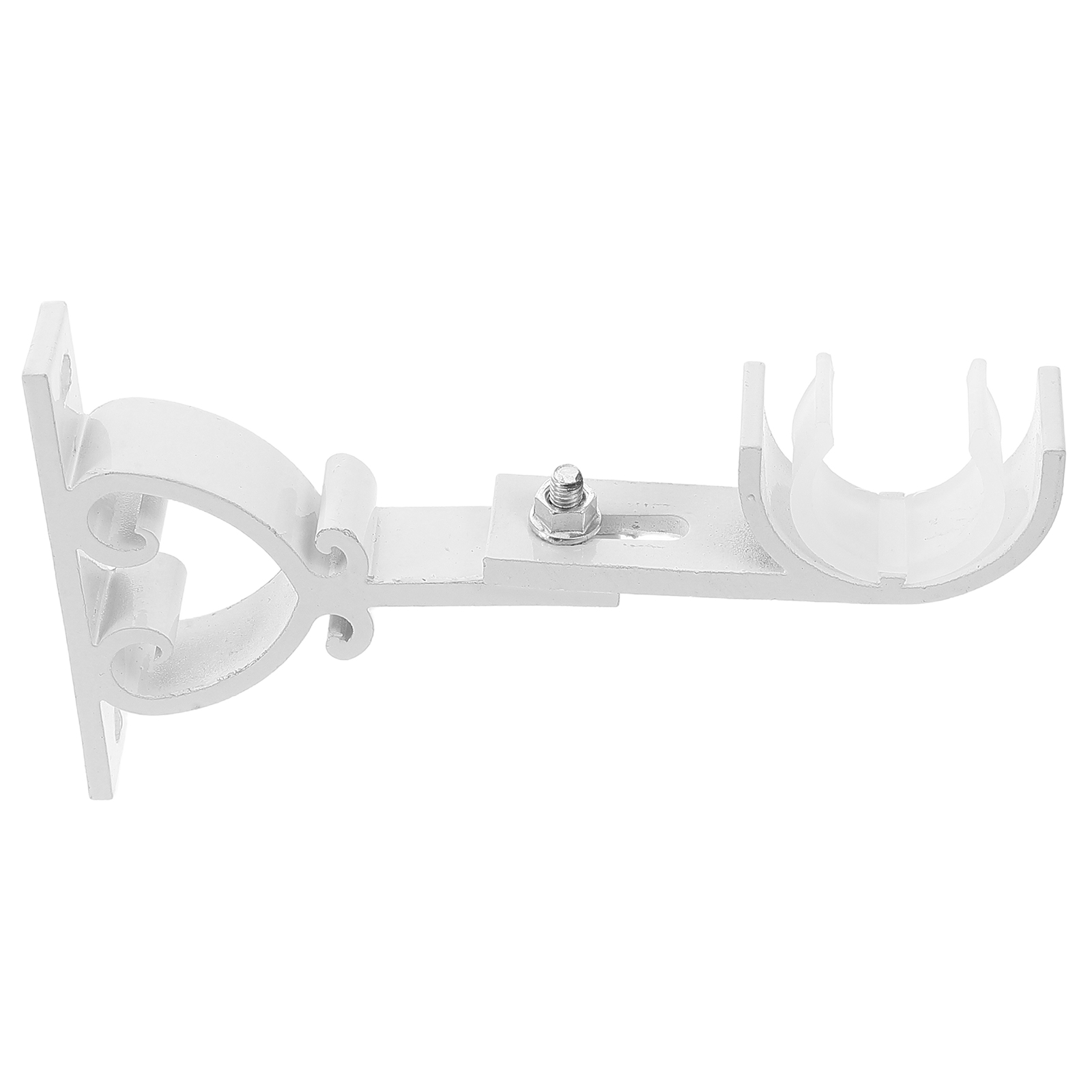 FRCOLOR Heavy Duty Alloy Roman Curtain Rod Brackets Window Hardware ...