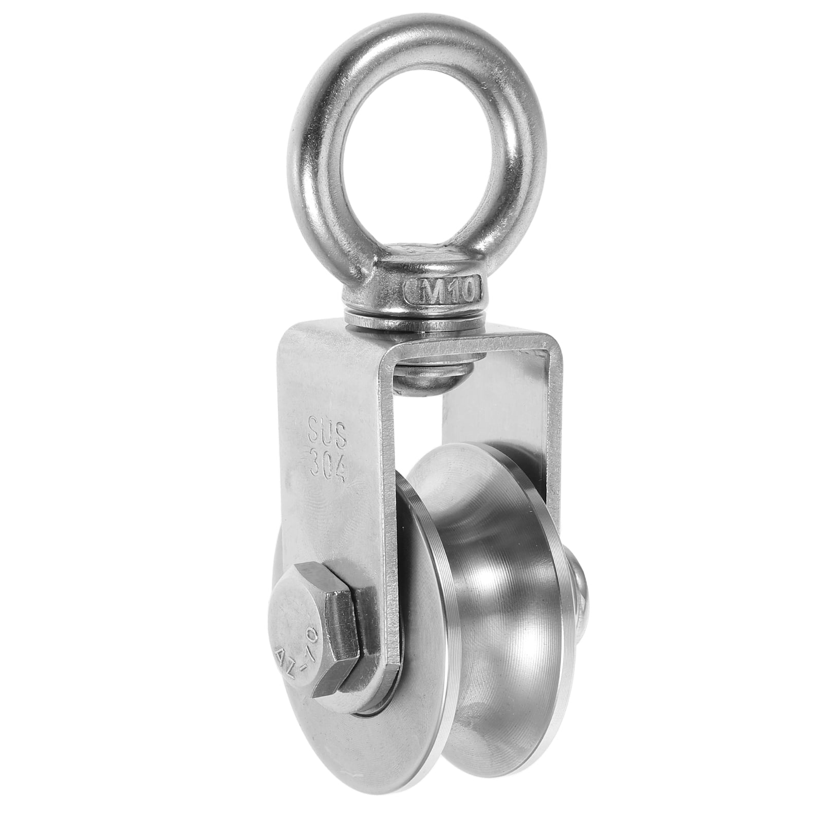 FRCOLOR Heavy Duty Cable Single Pulley Block Wheel For Wire Rope With ...
