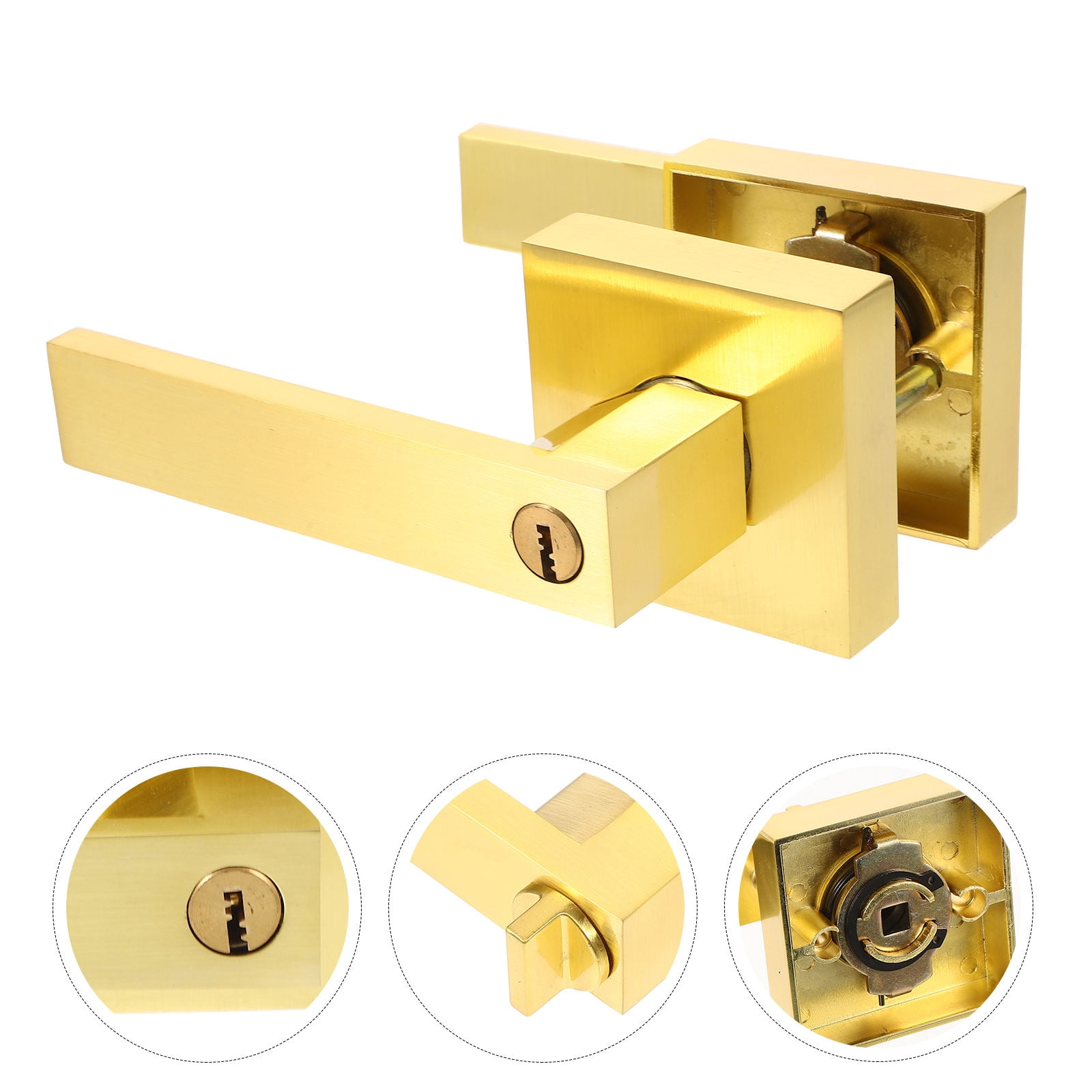 FRCOLOR Heavy Duty Door Knob Locks for Bedrooms with Keys Locking ...